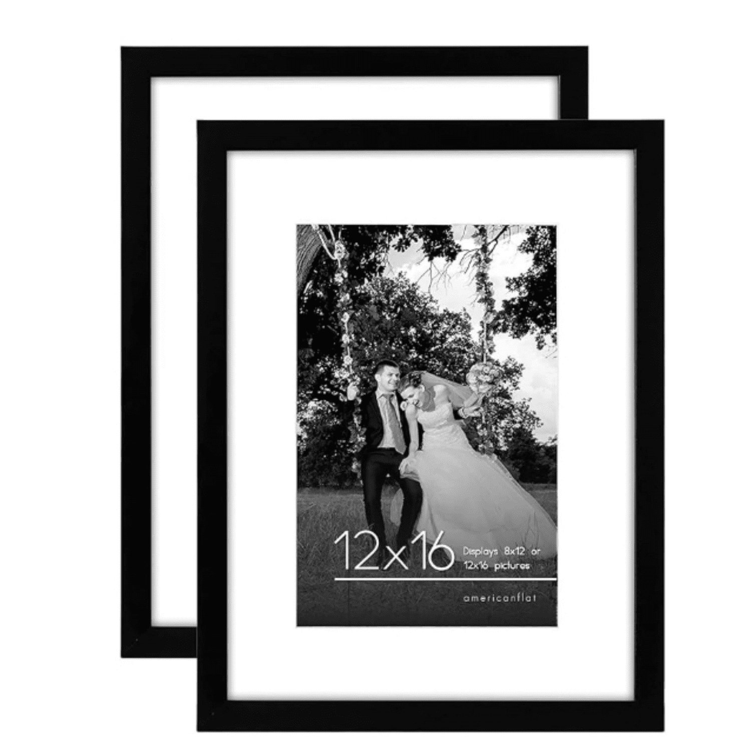 12x16 Picture Frame with Shatter-Resistant Glass - Set of 2 - Use as ...