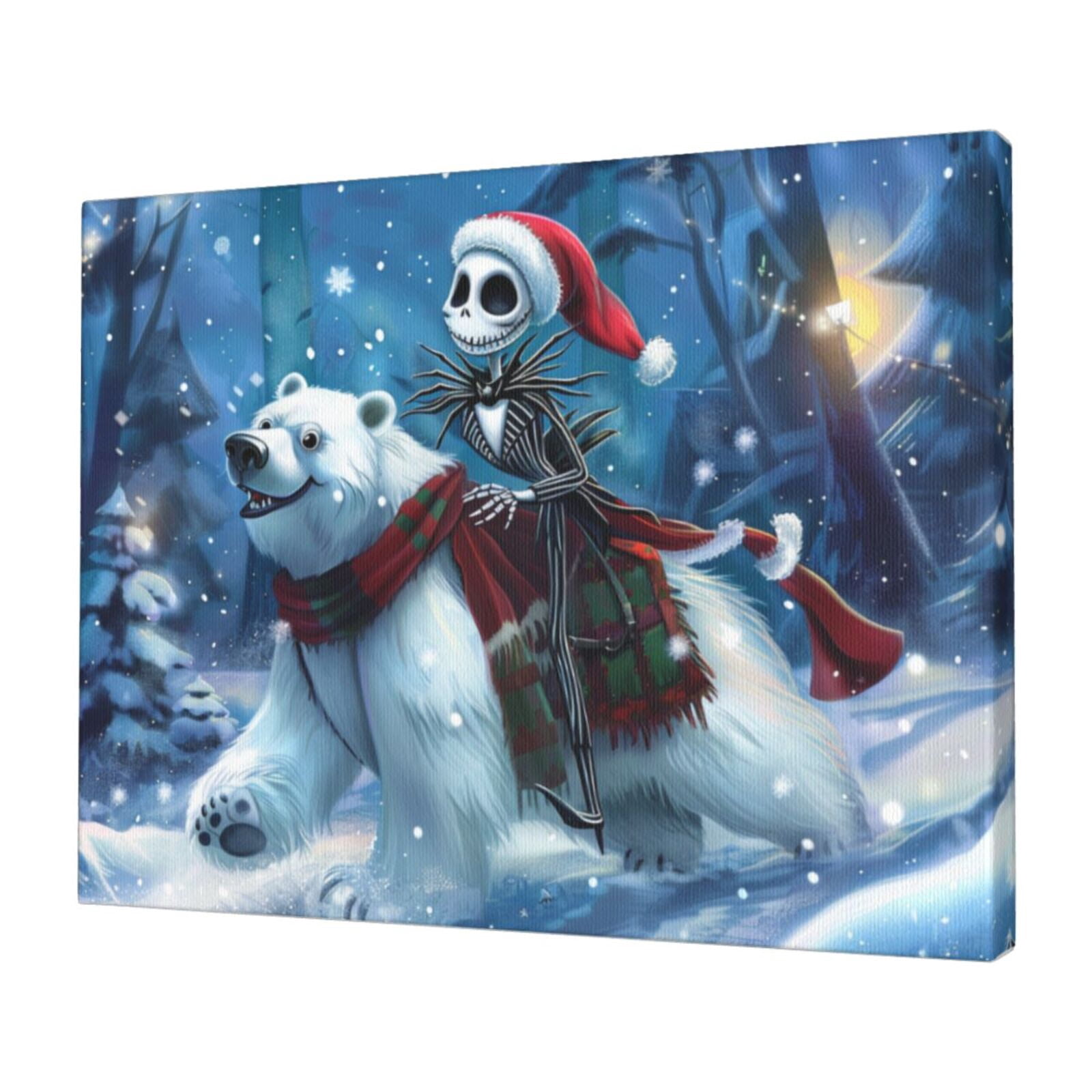 12x16 inch Canvas Paintings For Bedroom Muppet Man And White Bear ...