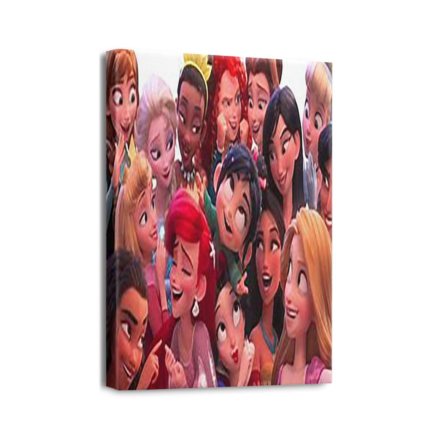 12x16-inch Cartoon Animation Dark Frame Paintings, Freely Combined in 1 ...