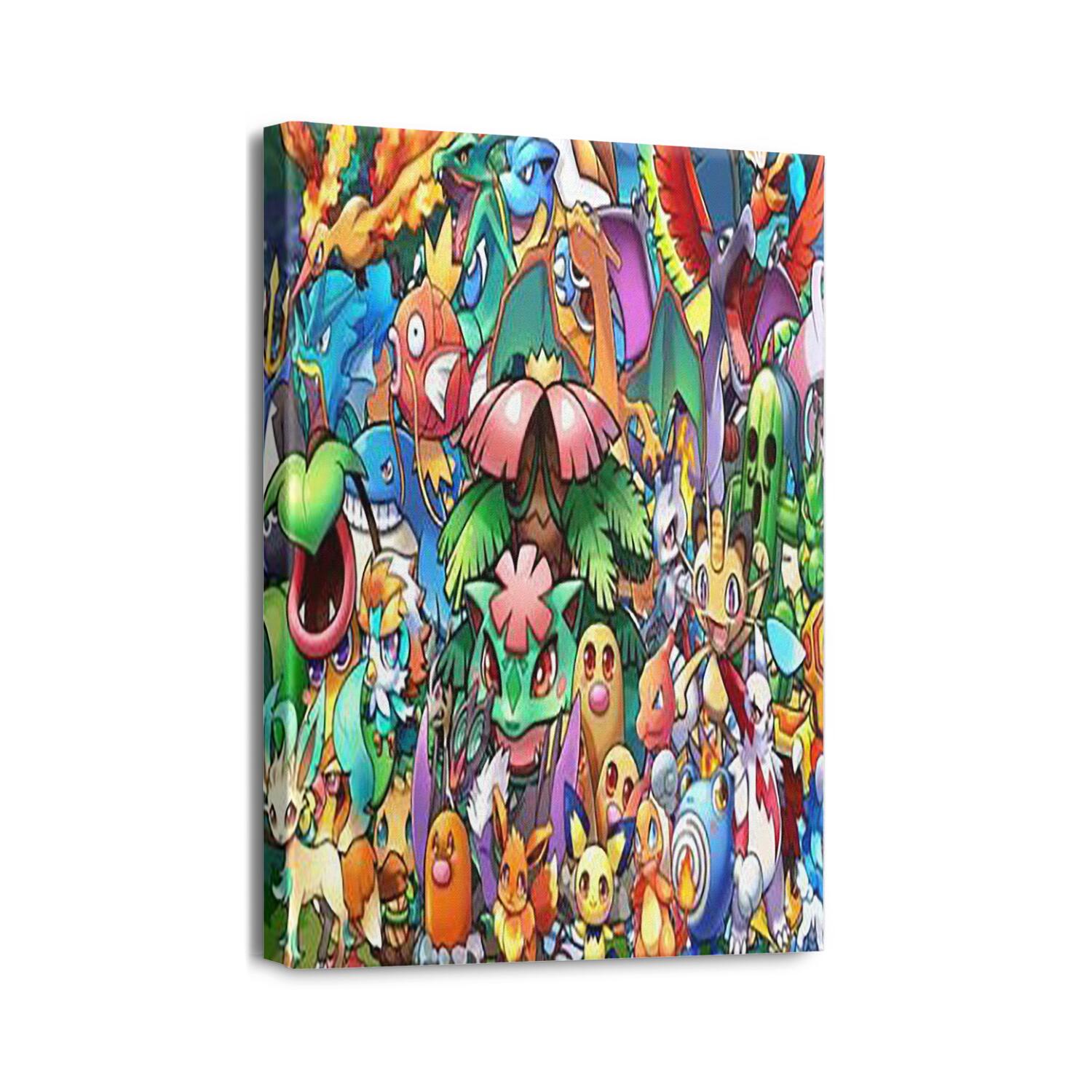 12x16-inch Cartoon Animation Dark Frame Paintings, Freely Combined in 1 ...