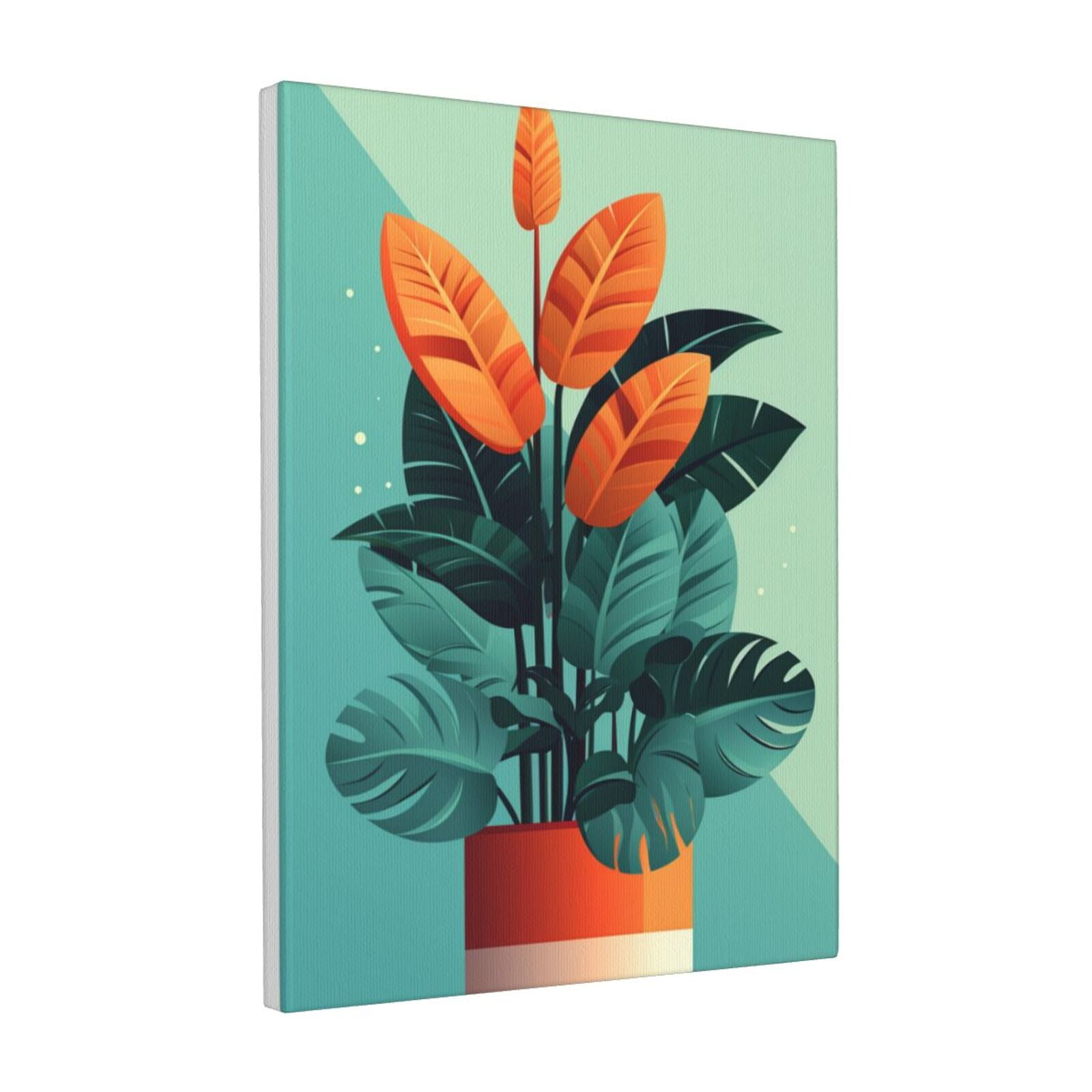 12x16 inch Florists Decor Oil Painting Art Paradise Bird Flower,Villa ...