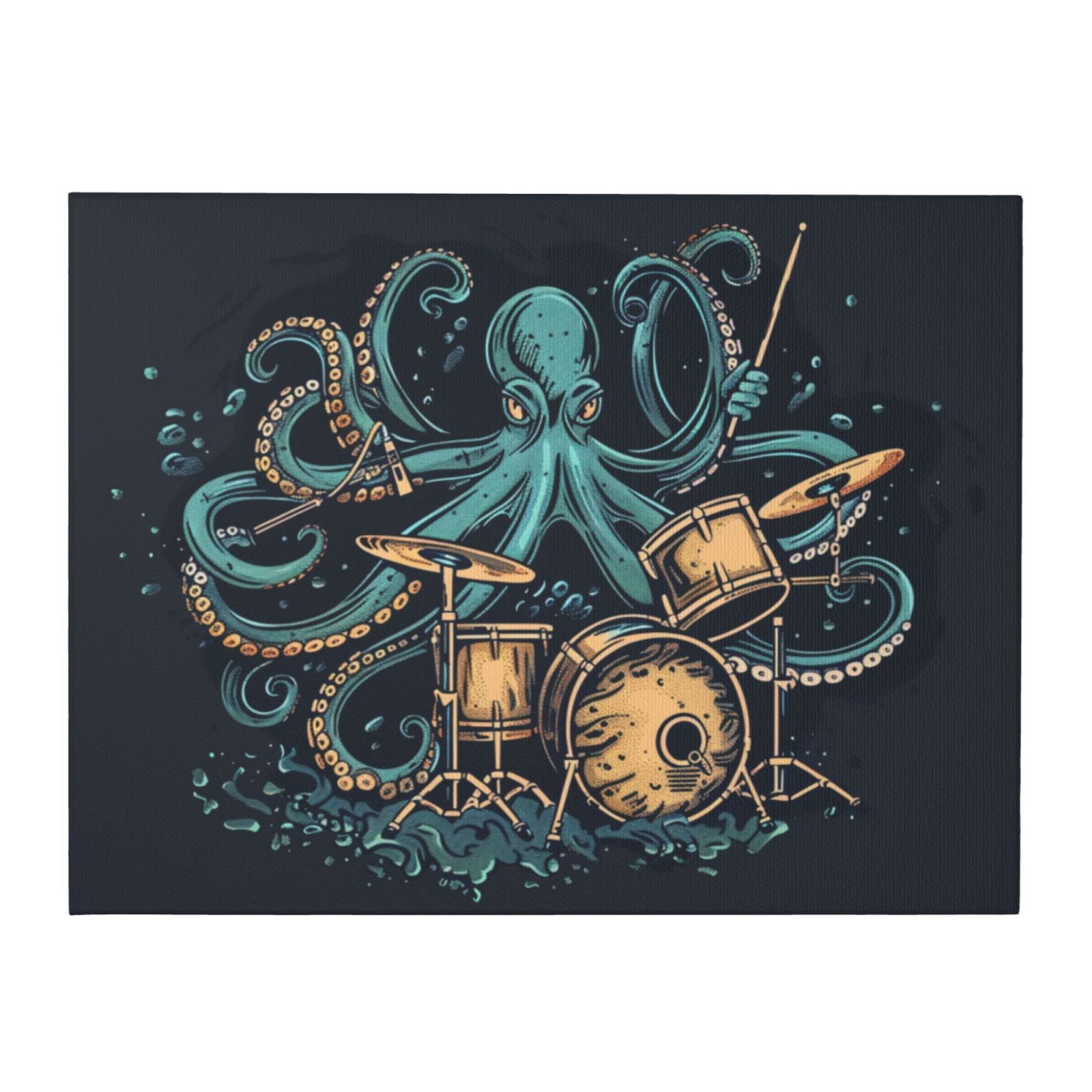 12x16 inch Music Room Decorative Painting Music Time Of Squid Poster ...