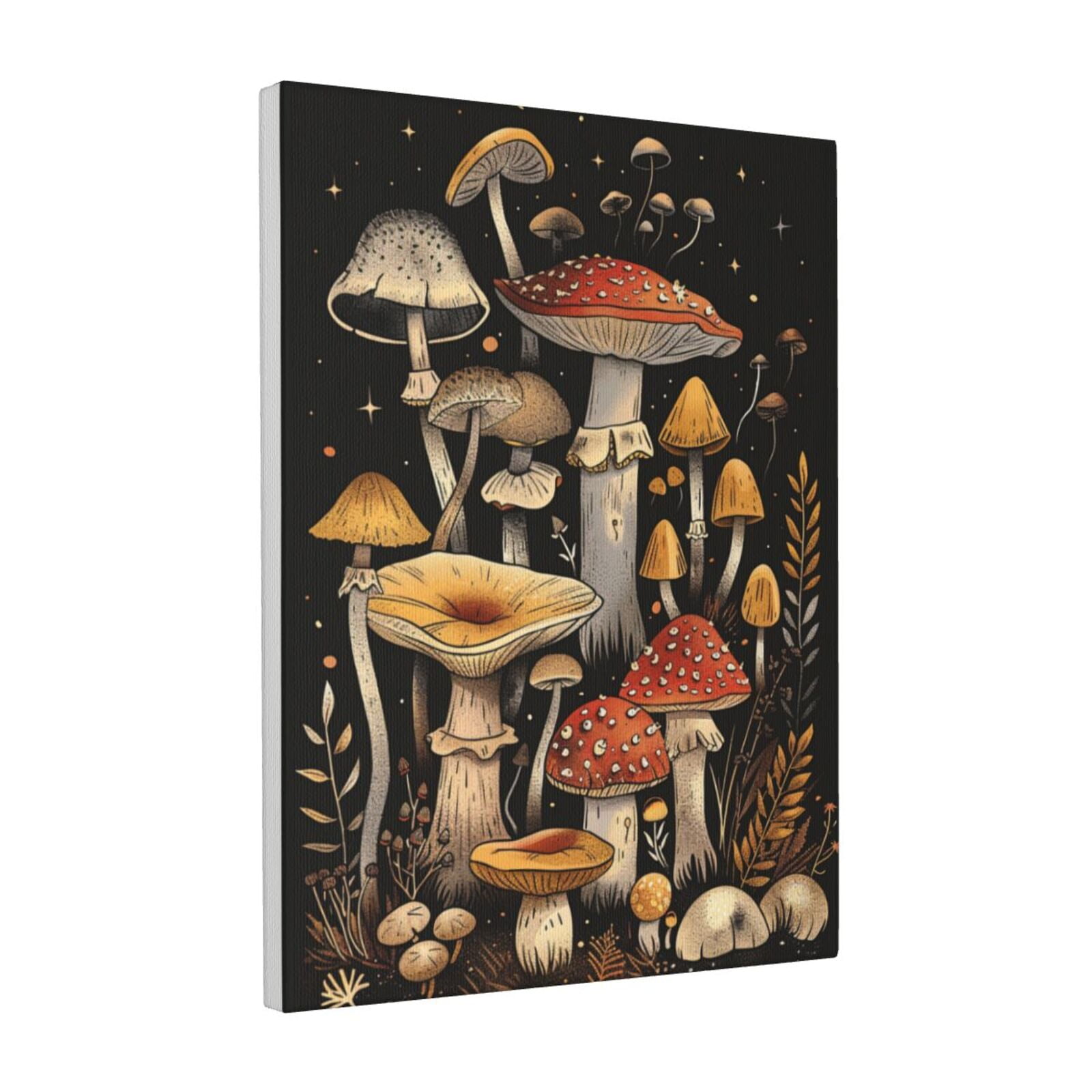 12x16 inch Oil Paintings On Canvas 'Mushroom' Slogan Mushroom World ...