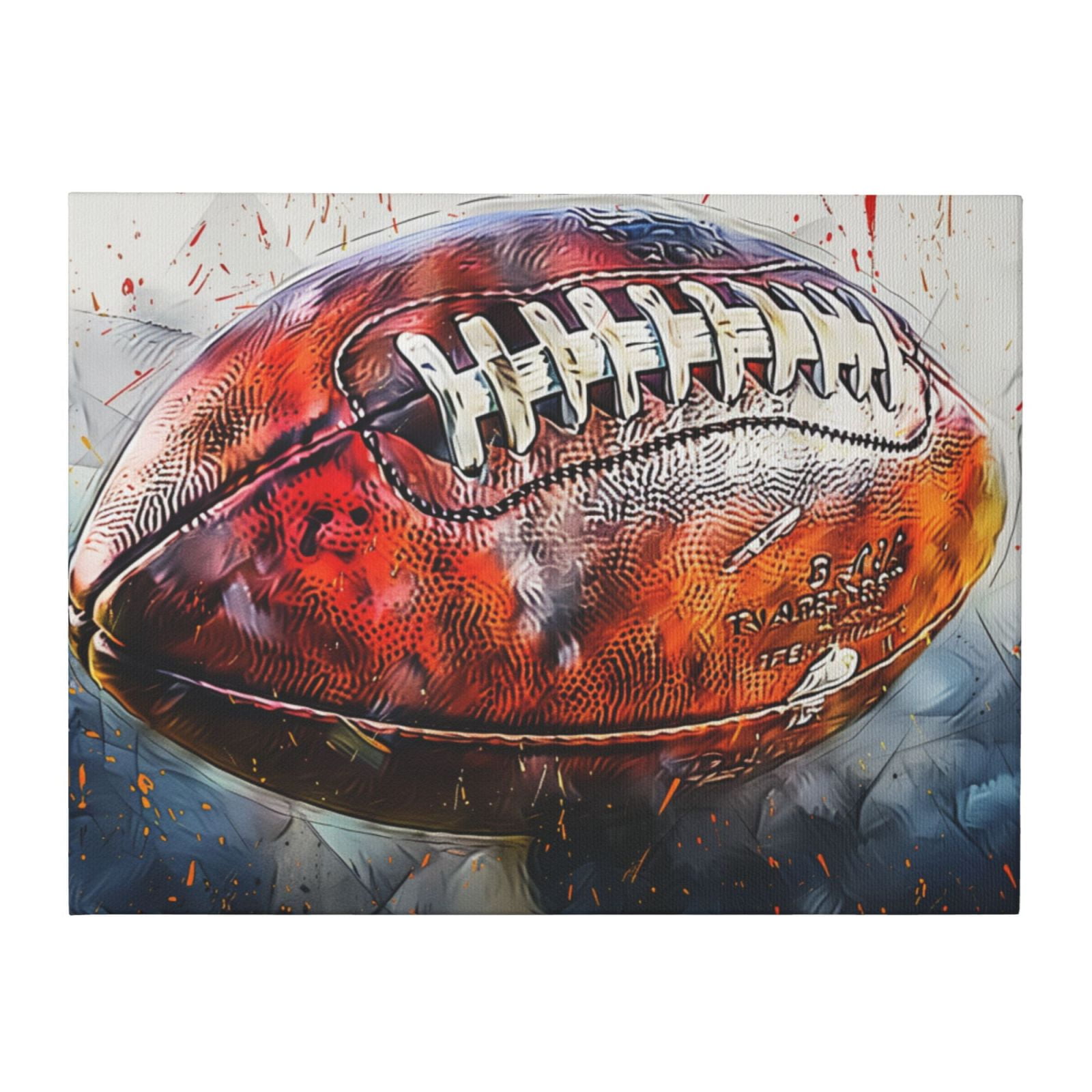 12x16 inch Vintage Rugby Canvas Paintings Wall Art,Sport Club Decor ...