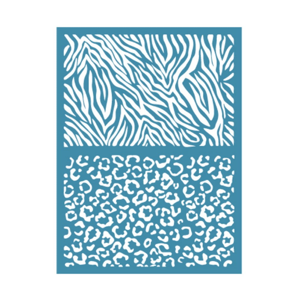 12x16cm Polymer Clay Screen Template Printing Kit Mesh Template Diy ...