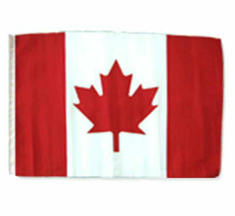 12x18 12"x18" Canada Canadian Sleeve Flag Boat Car Garden Premium ...