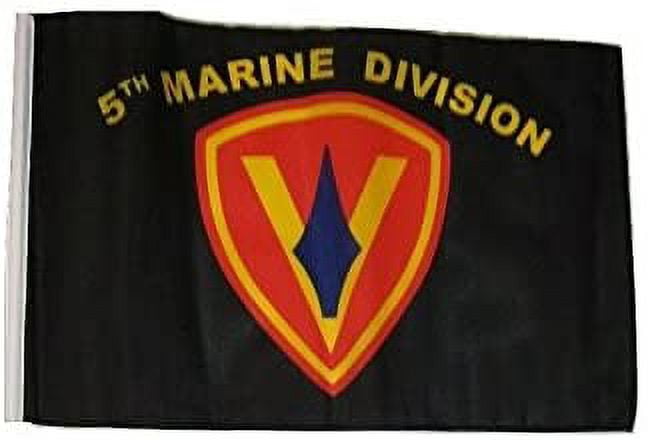 12x18 12"x18" USMC 5th Division Marine Corps Marines Sleeve Flag Boat ...