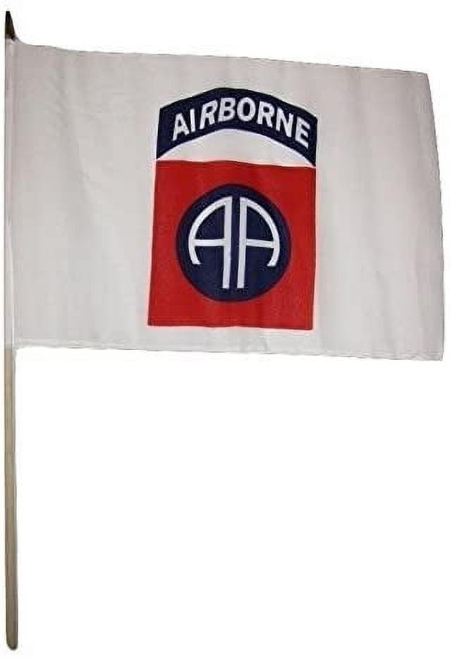 12x18 12"x18" Wholesale Lot of 3 82nd Airborne White Stick Flag Wood ...