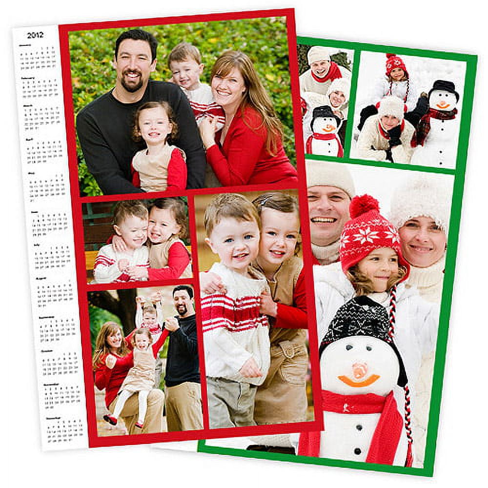 ONLINE Photo Collage Calendar 12x18 Wall Calendar, with Customization ...