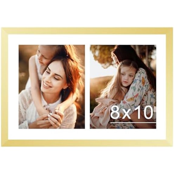 12x18 Double 8x10 Picture Frame, Display 2 8x10 Photos or 12x18 Picture ...