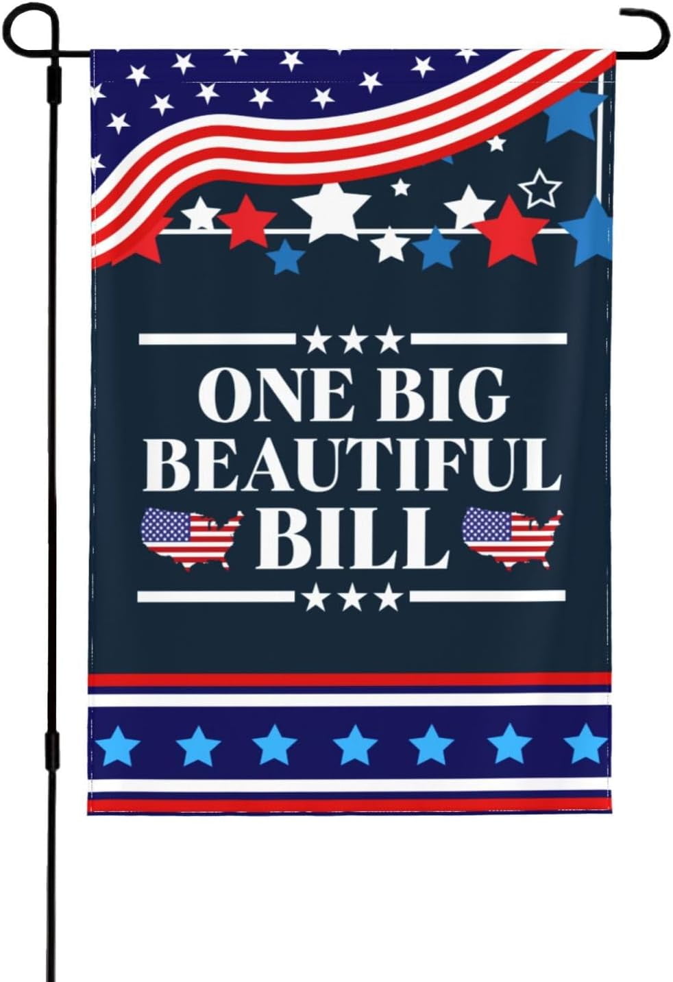 12x18 Double Sided One Big Beautiful Bill Flag Obbb I Support One Big Beautiful Bill Garden Flag ...