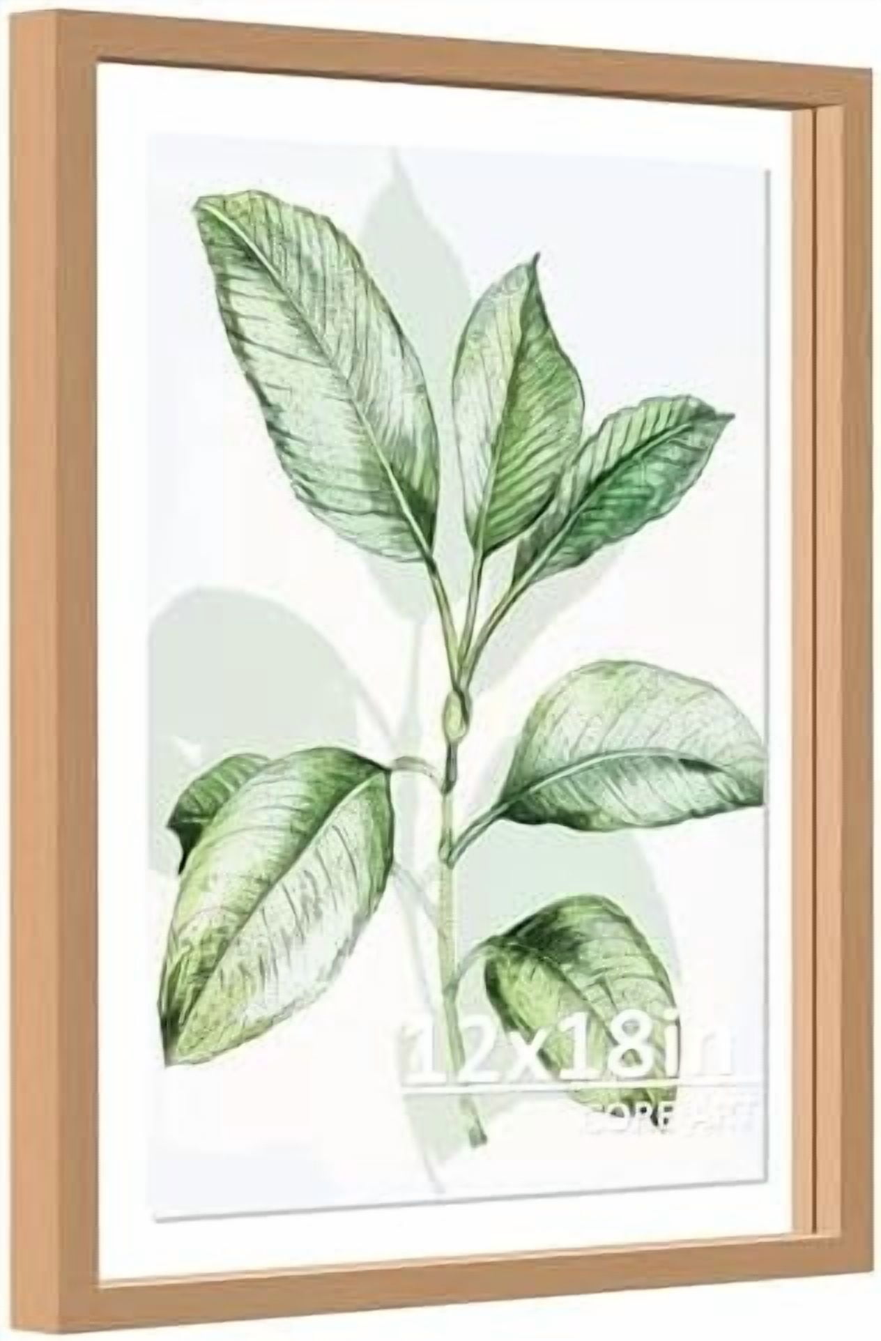 12x18 Floating Picture Frame,Double Plexglass Floating Frame for 11x17 ...