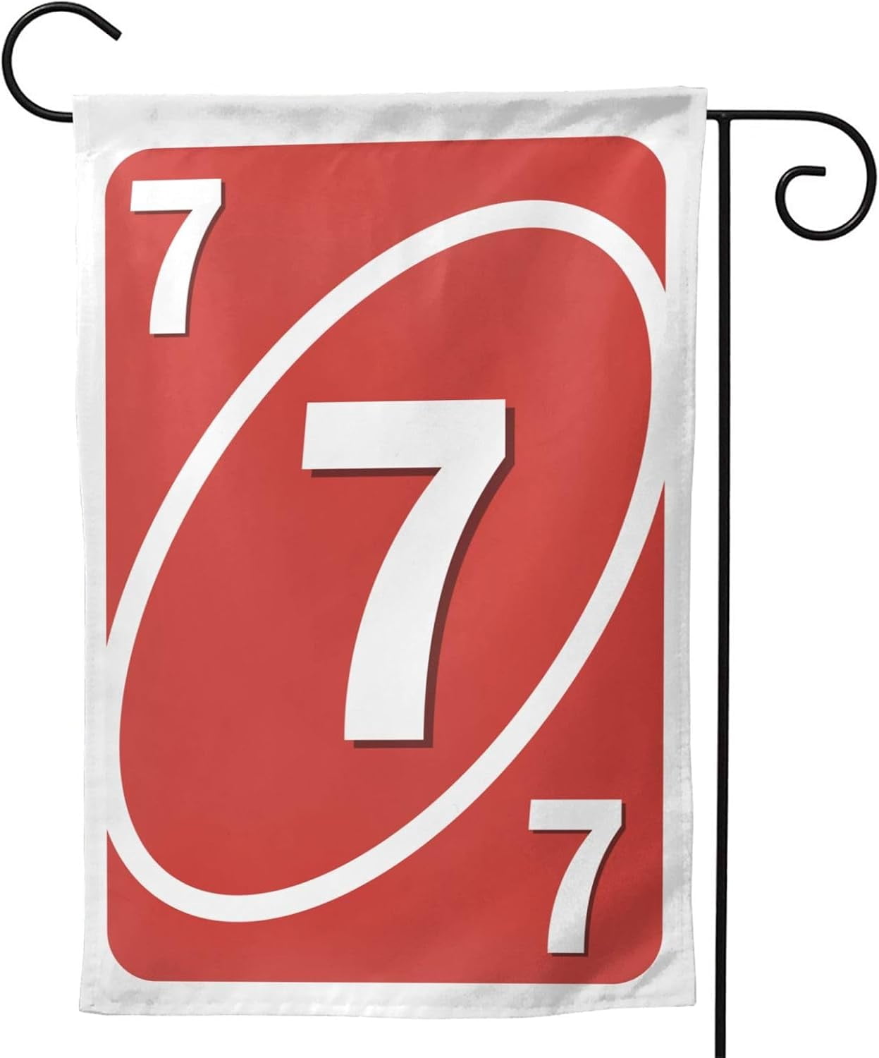 12x18 Halloween Red 7_ Card Yard Flags Double-Sided Sign Holiday Party ...