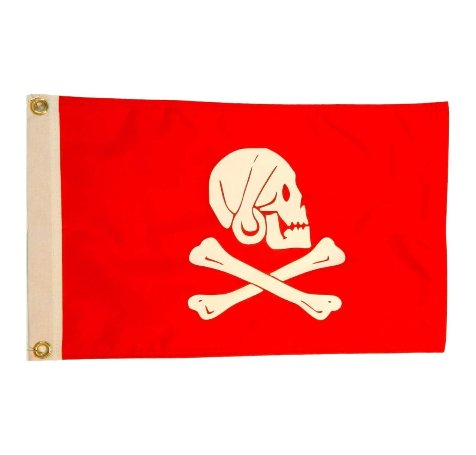 12x18" Henry Every "KING OF THE PIRATES" Red Flag, Boat and Nautical ...