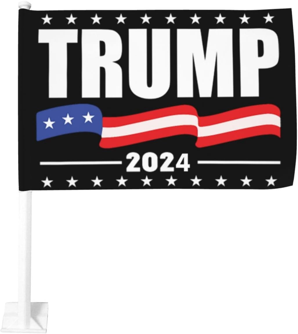 12x18 In Car Flags Banner Trump 2024 Donald Trump 2024 Gifts Car Flag ...