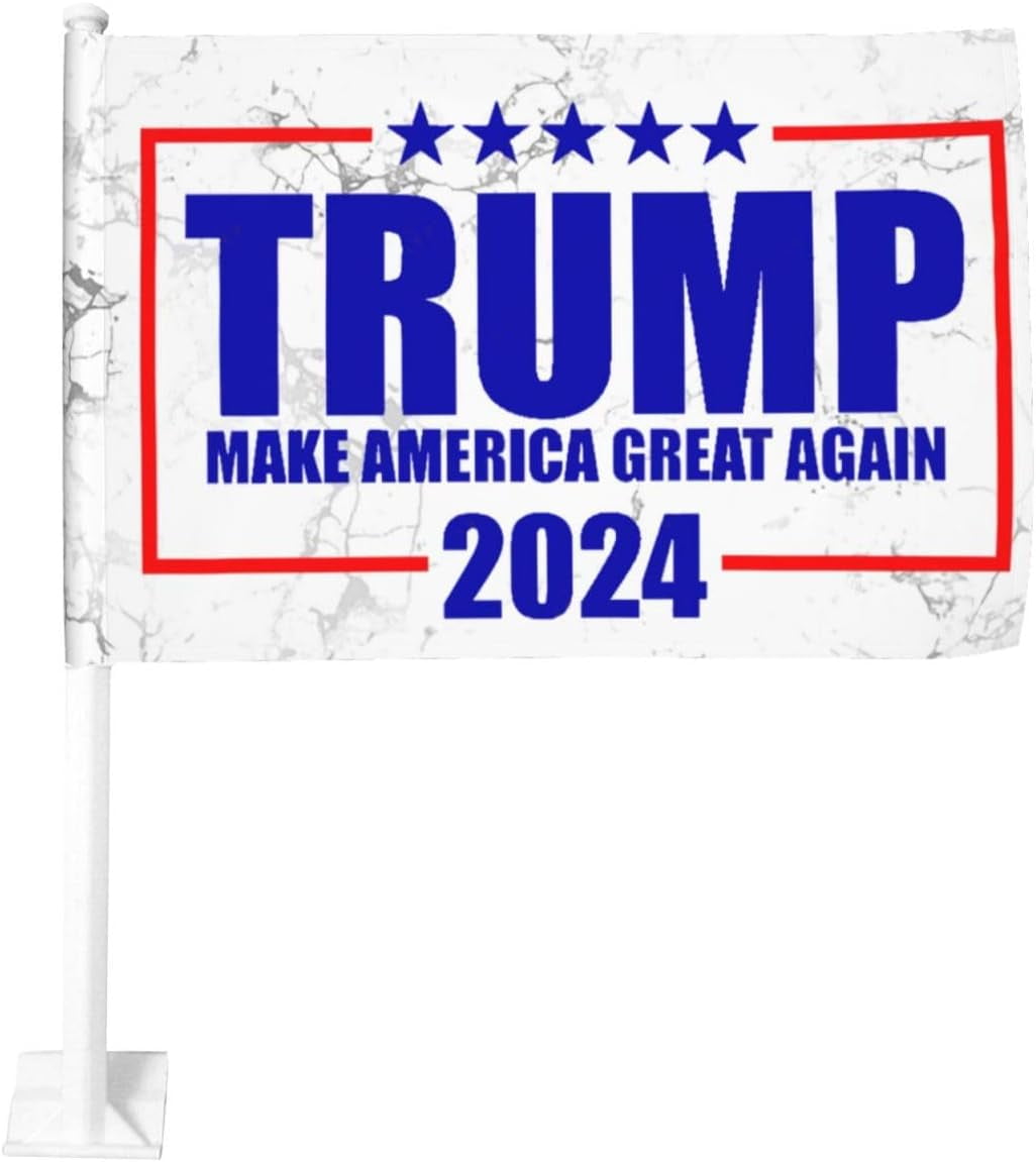 12x18 In Flag For Car T-rump Make A-merica Great Again 2024 Car Flag ...
