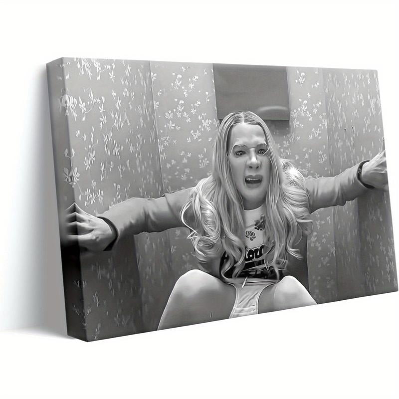 12x18 Inch Modern Black and White Comedy Movie Poster Canvas Wall Art ...