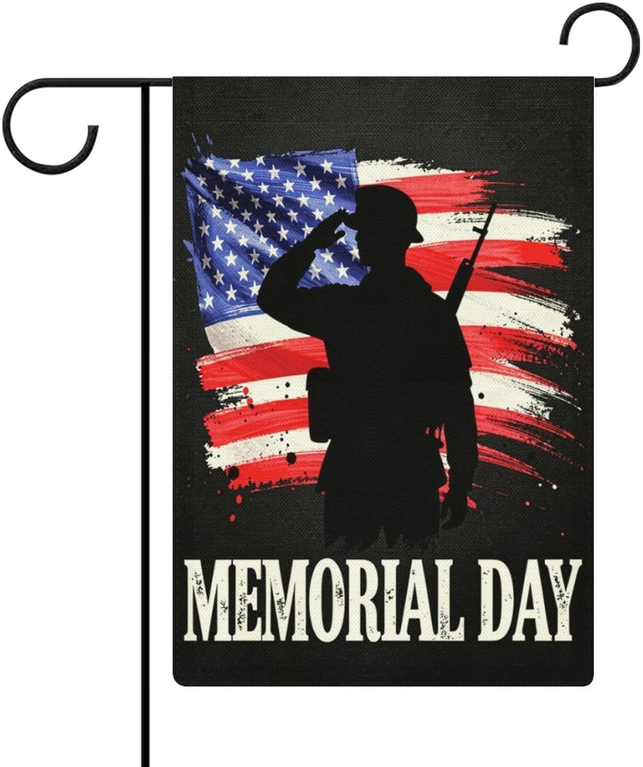 12x18 Inch Patriotic Memorial Day Garden Flag Double Sided Vertical ...