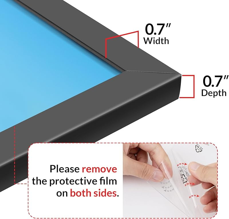 12x18 Picture Frame 2 pack, Display Pictures 12 x 18 Poster Frame ...