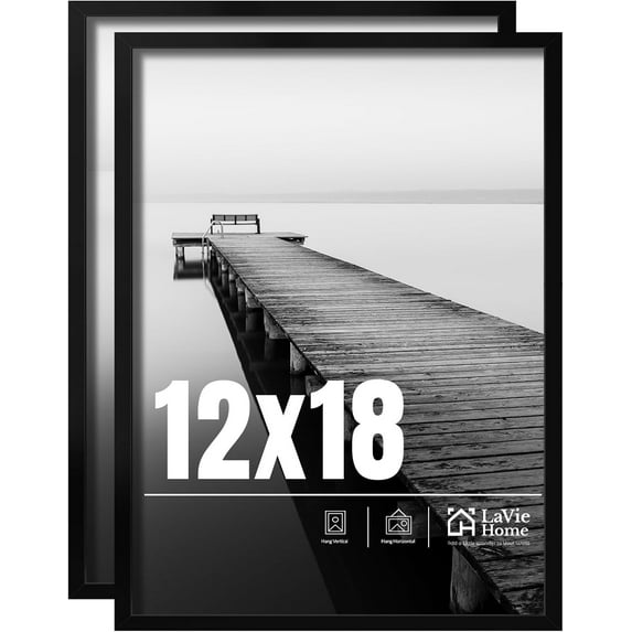 12x18 Picture Frame 2 pack, Display Pictures 12 x 18 Poster Frame ...