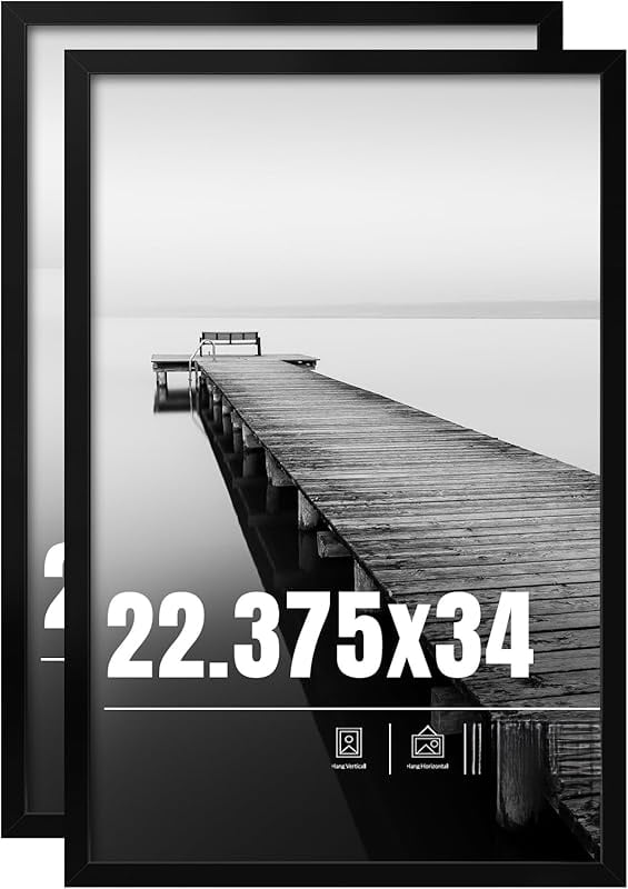 12x18 Picture Frame 2 pack, Display Pictures 12 x 18 Poster Frame ...