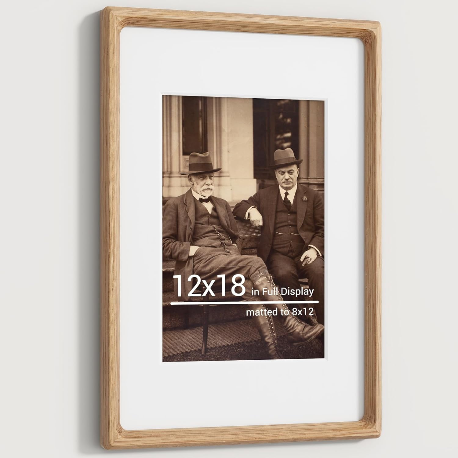 12x18 Picture Frames Natural Oak, Original Wood Hand Make Crafted ...