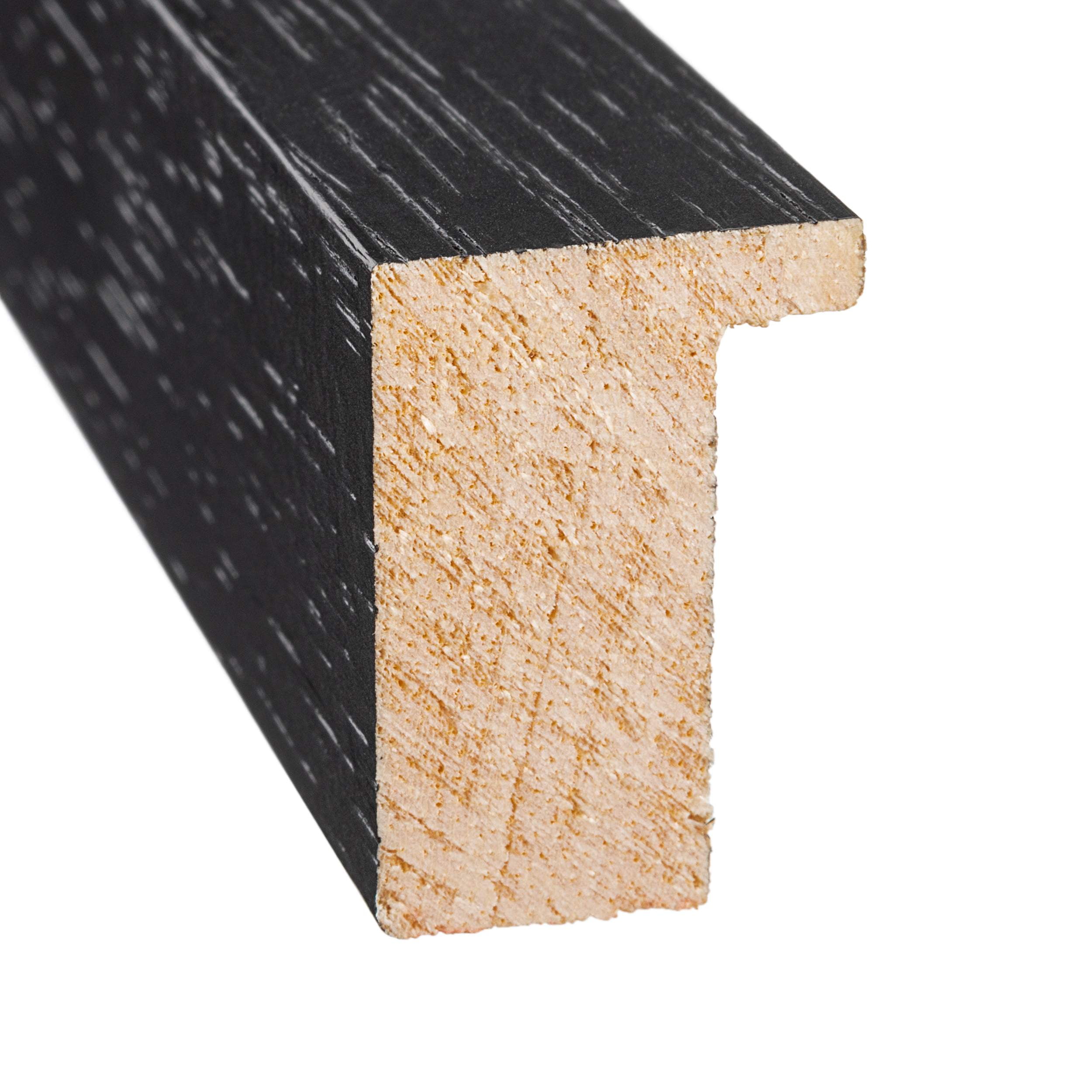 12x18 Shadow Box 1" Depth Black Picture Frame - UV Acrylic, Backing ...