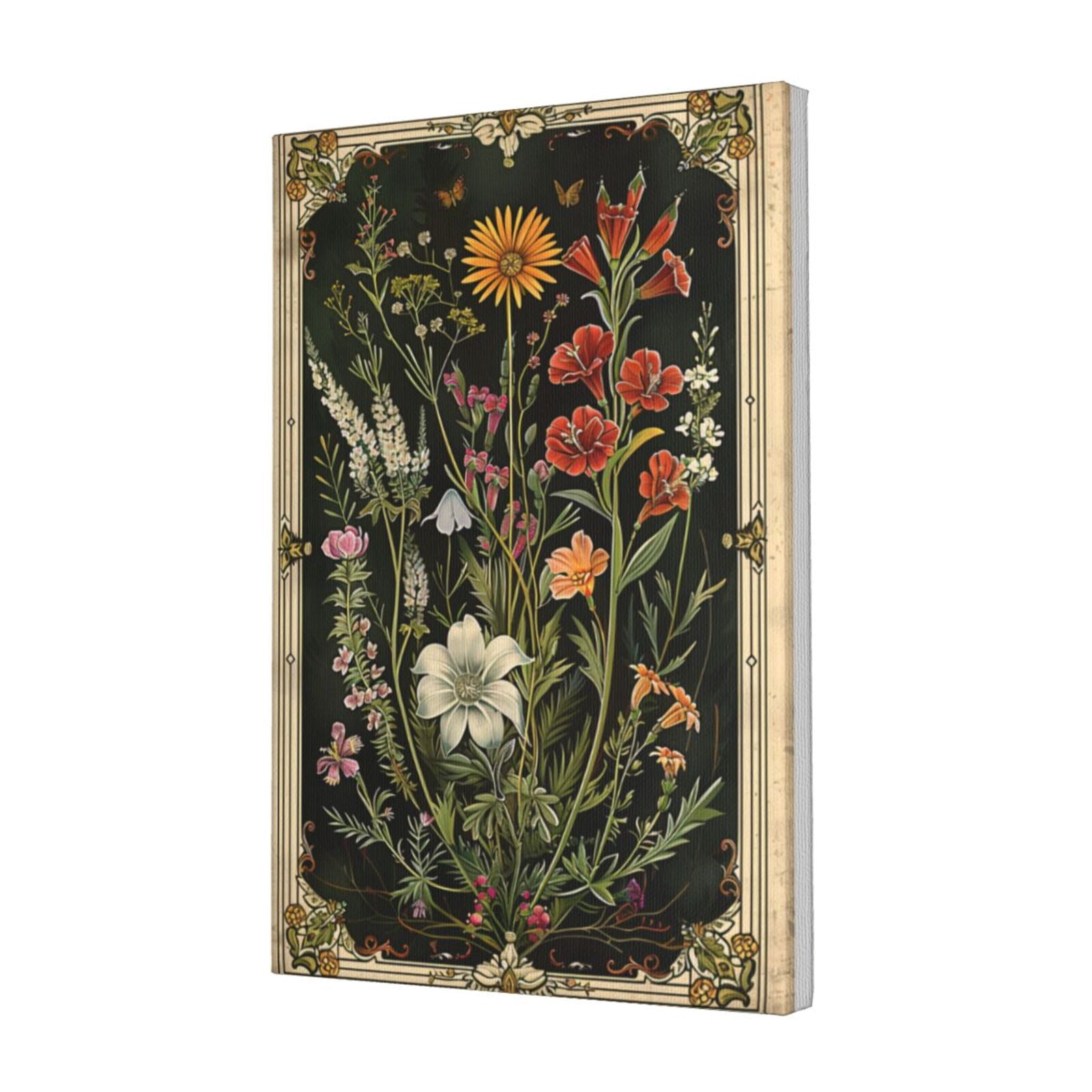 12x18 inch Canvas Frameless Painting Exquisite Flowers And Plants ...