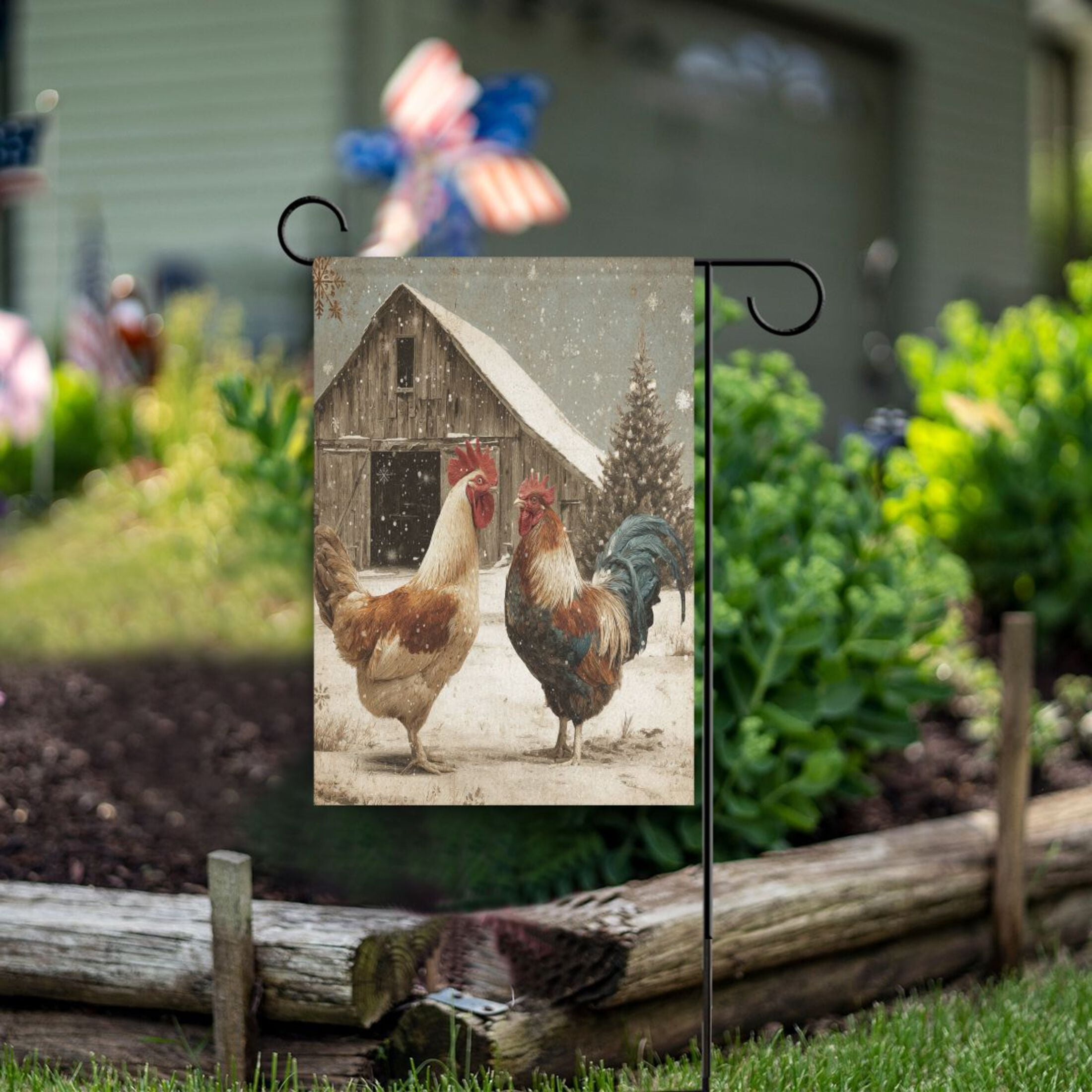 12x18 inch Double-Sided Garden Flags Banners Vibrant Outdoor Decor for ...