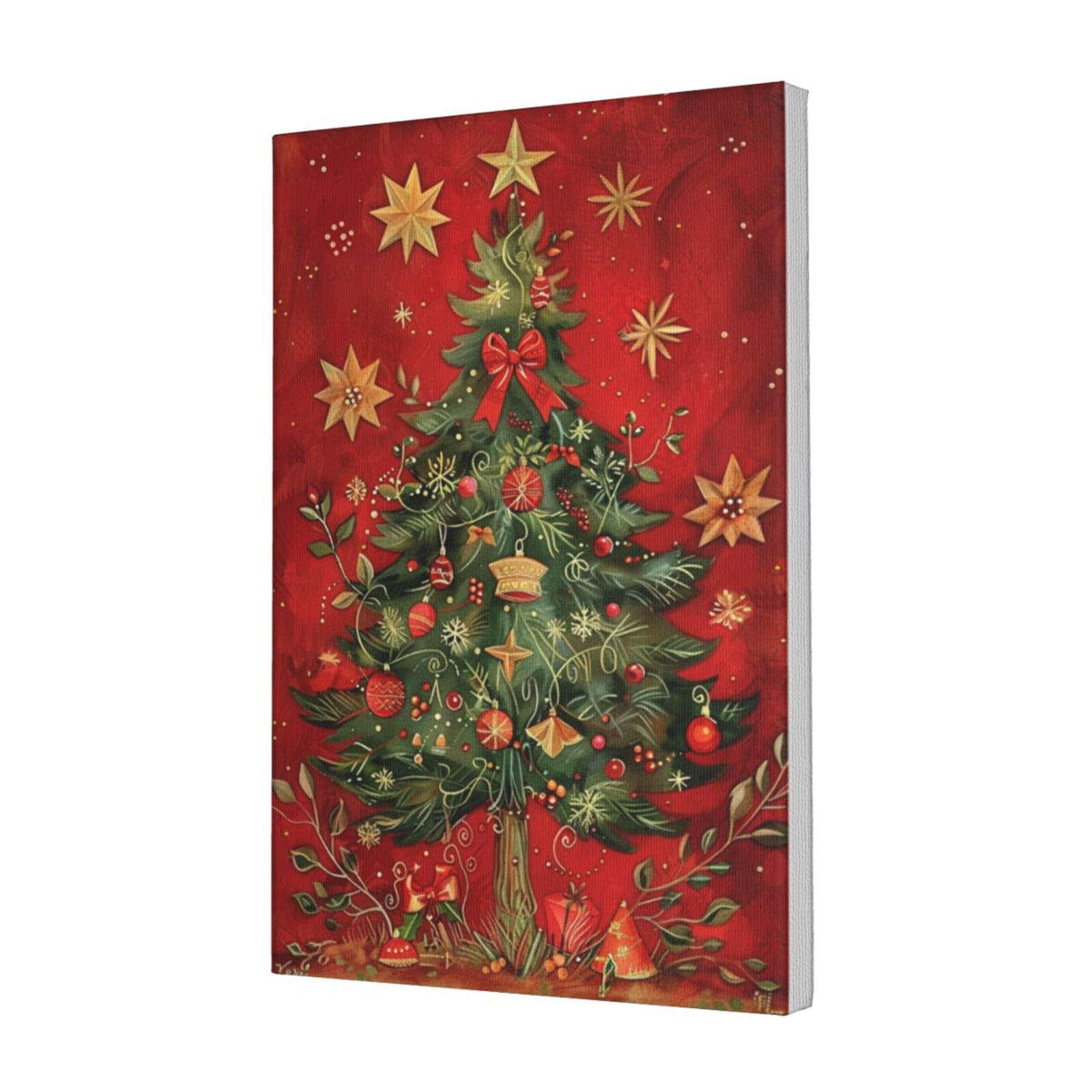 12x18 inch Fun Chinese Yew Frameless Canvas Painting Wall Art,Rustic ...