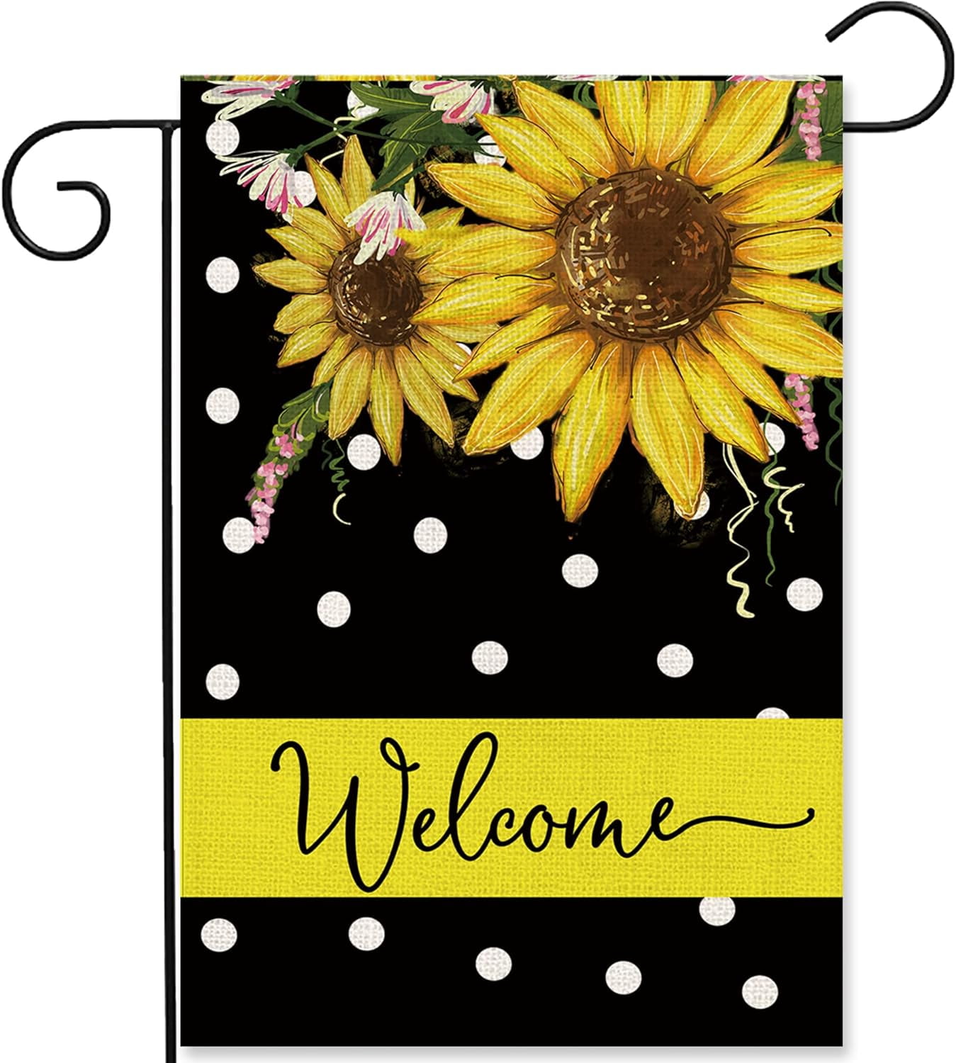 12x18 inch Graduation Garden Flag Cap Diploma Balloon Double Sided ...