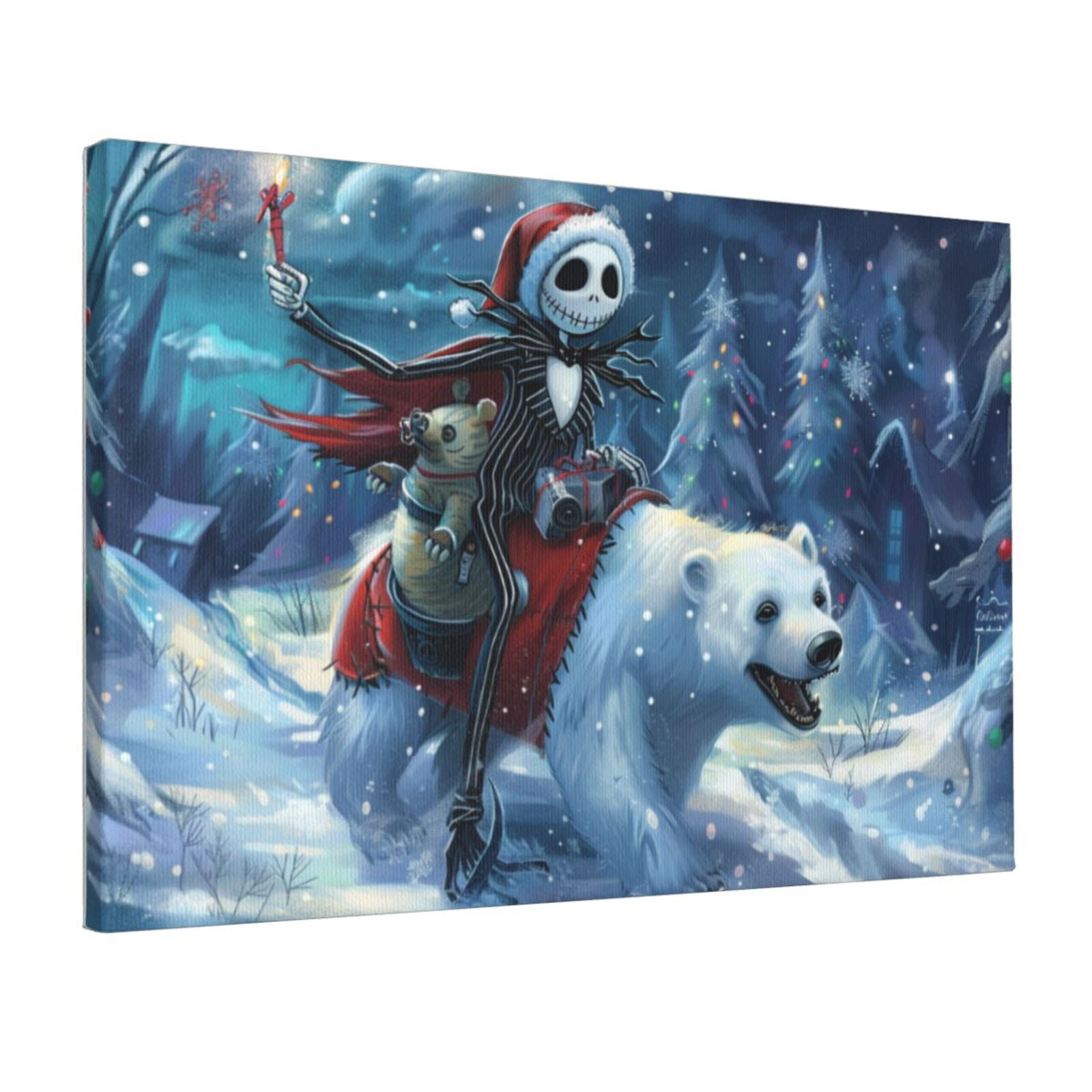 12x18 inch Painting Wall Art Muppet Man & White Bear,Home Bedroom,Study ...