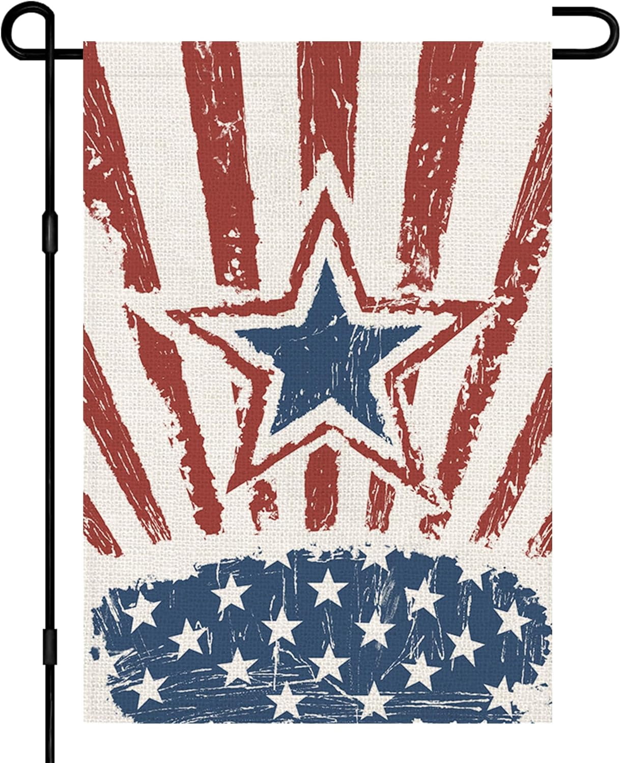 12x18 inch Patriotic Garden Flags for Outside Double Sided, 4th of July ...