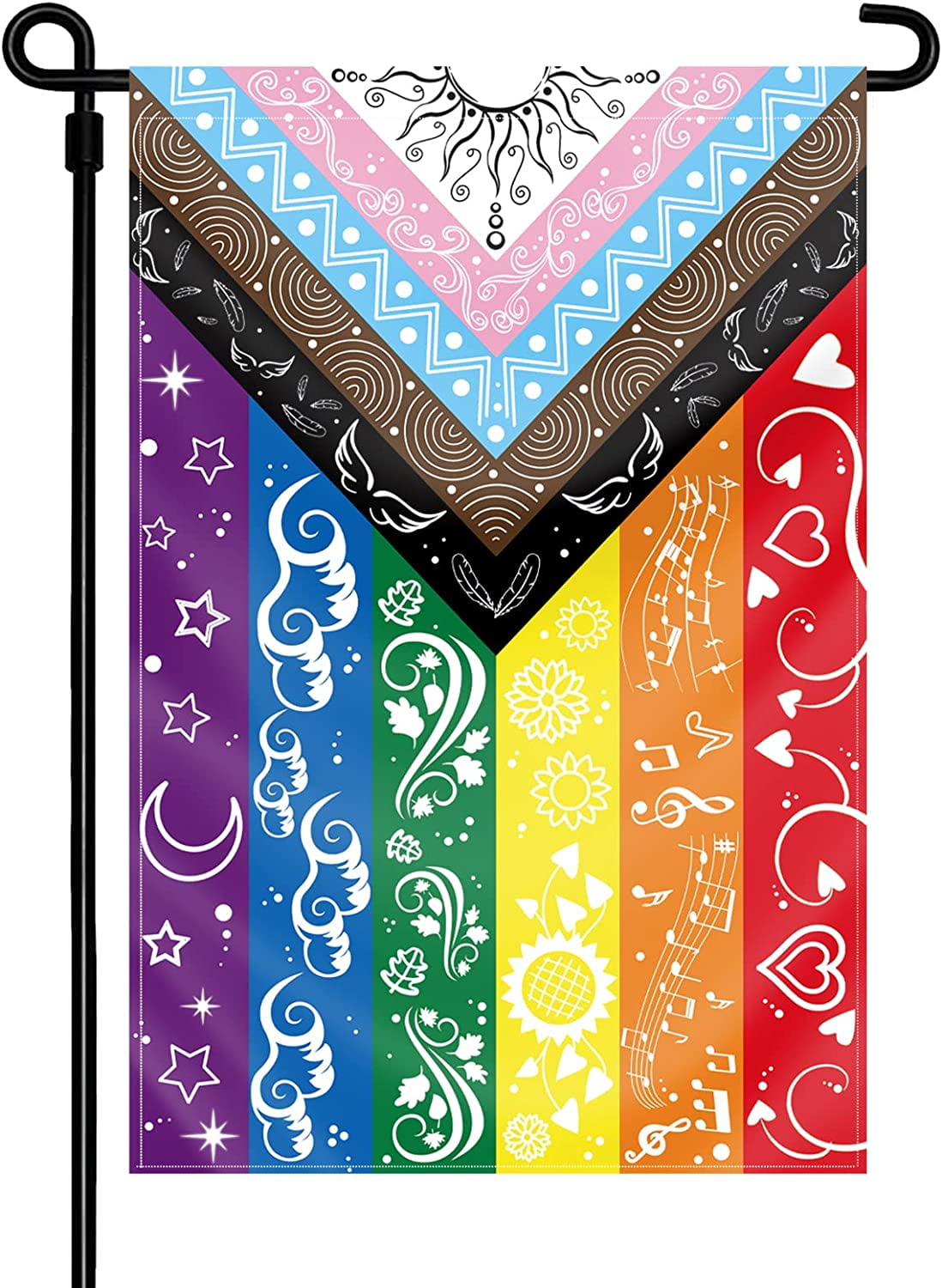 12x18 inch Pride Flag LGBTQ Small Yard Flag bisexual Gay Transgender ...