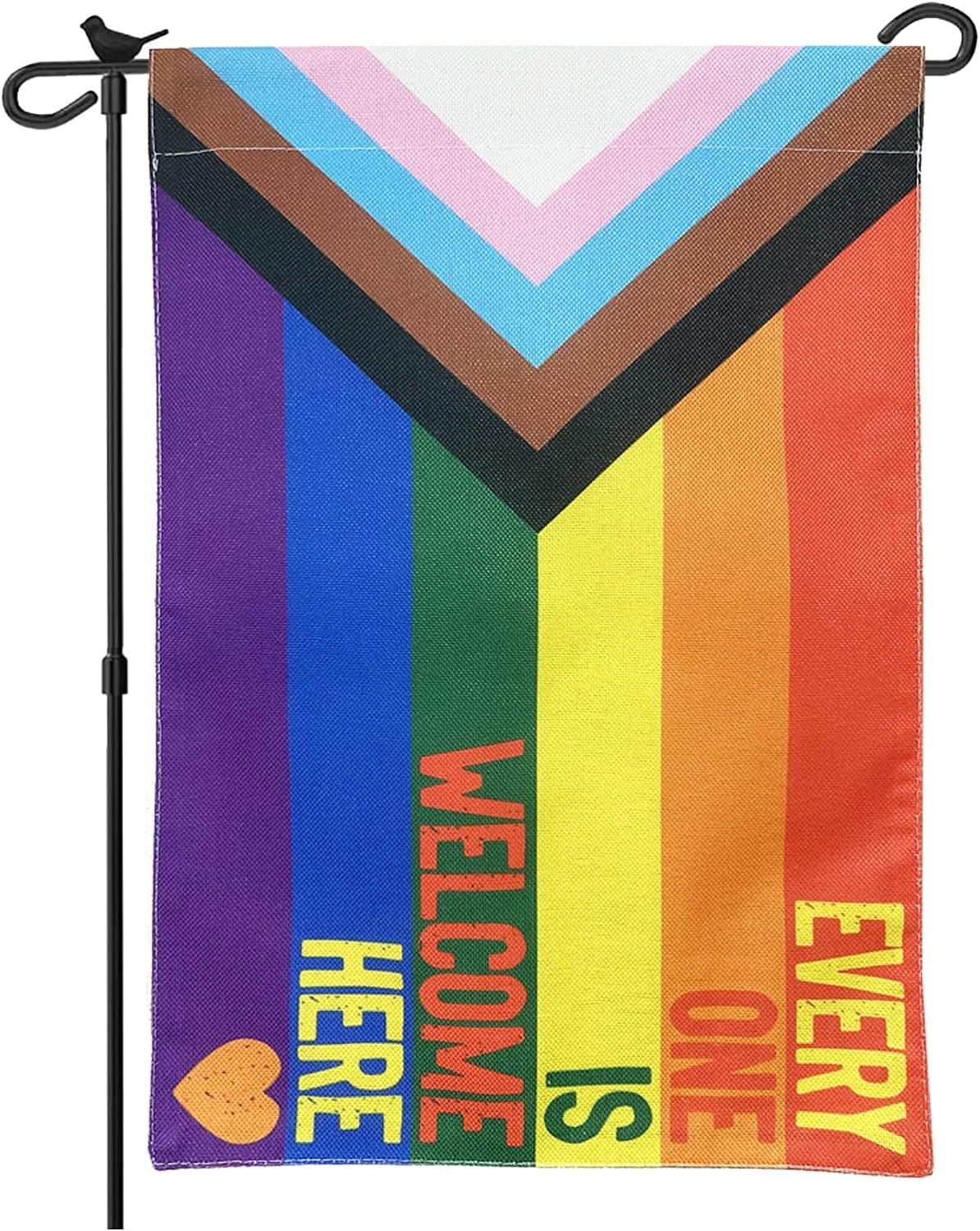 12x18 inch Progress Pride Garden Flag - Small Rainbow LGBT Flags Gay ...