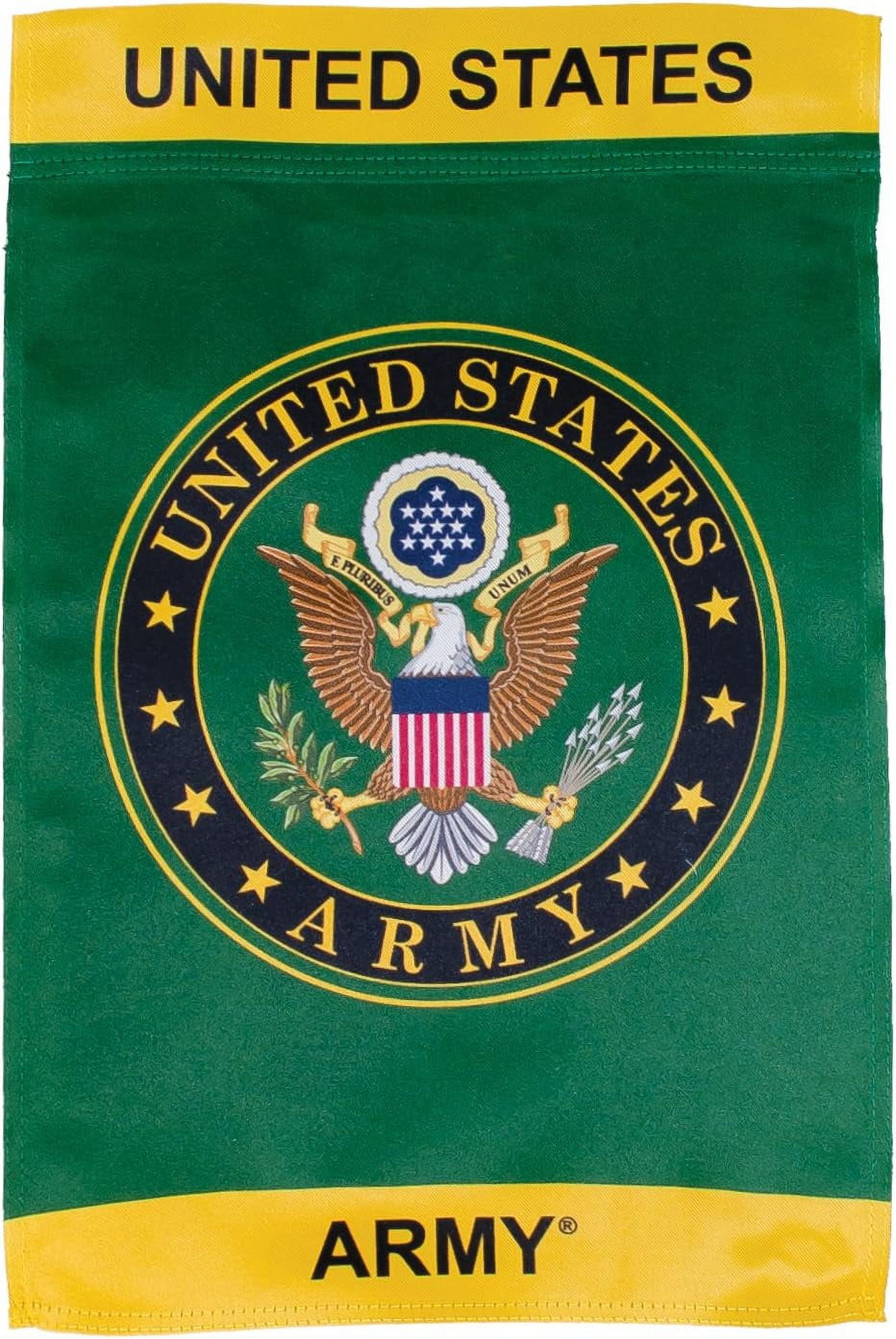 12x18 inch U.S. Army Symbol Lustre Garden Flag - Double Sided Military ...