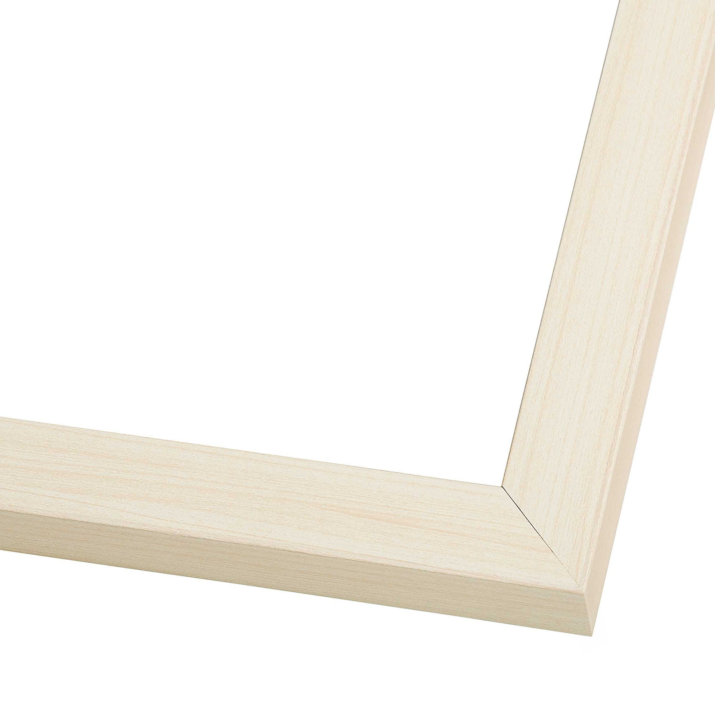 12x19 Modernist White Picture Frame - UV Acrylic, Foam Board Backing ...