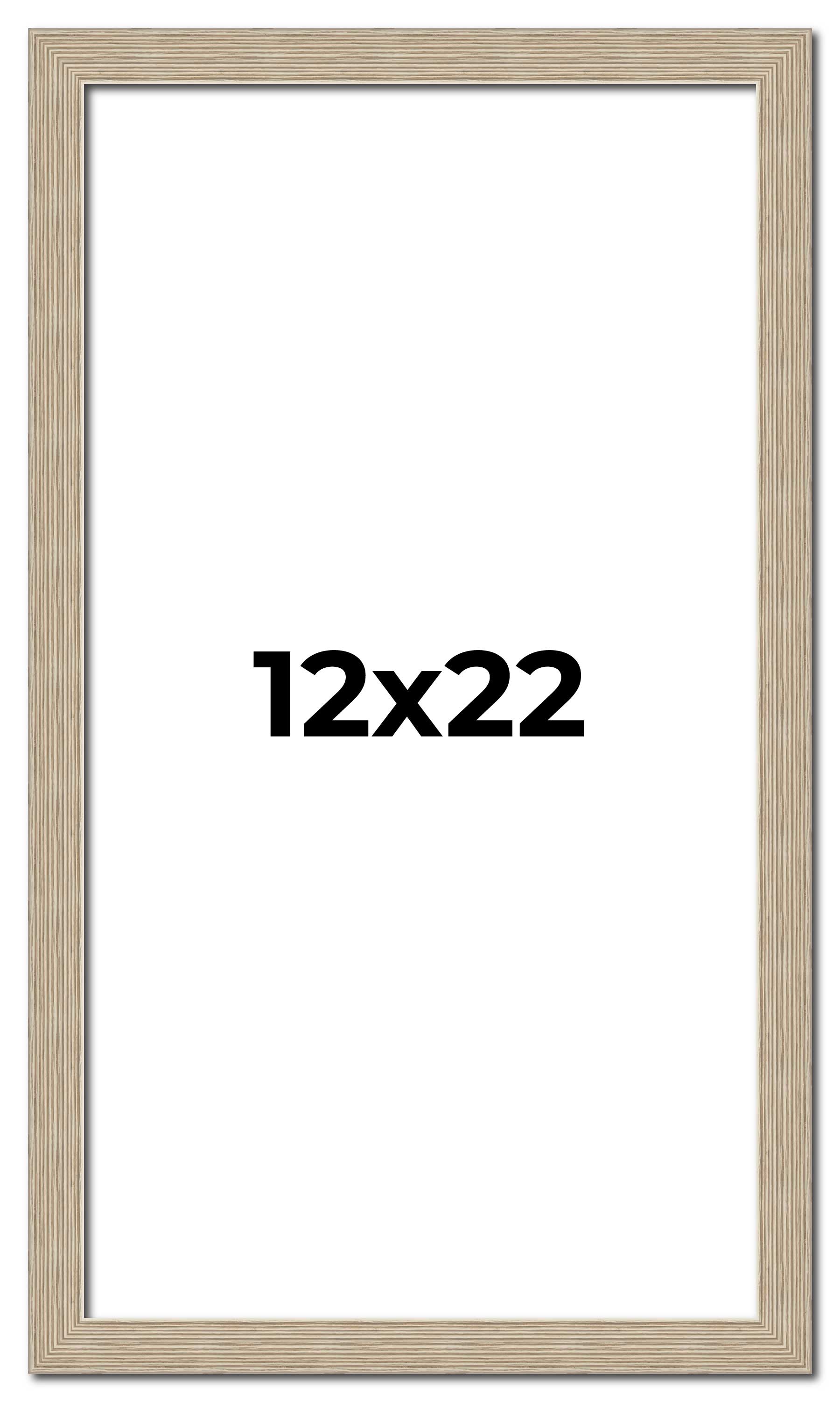 12x22 Frame Grey Solid Wood Picture Frame Width 1 Inches | Interior ...