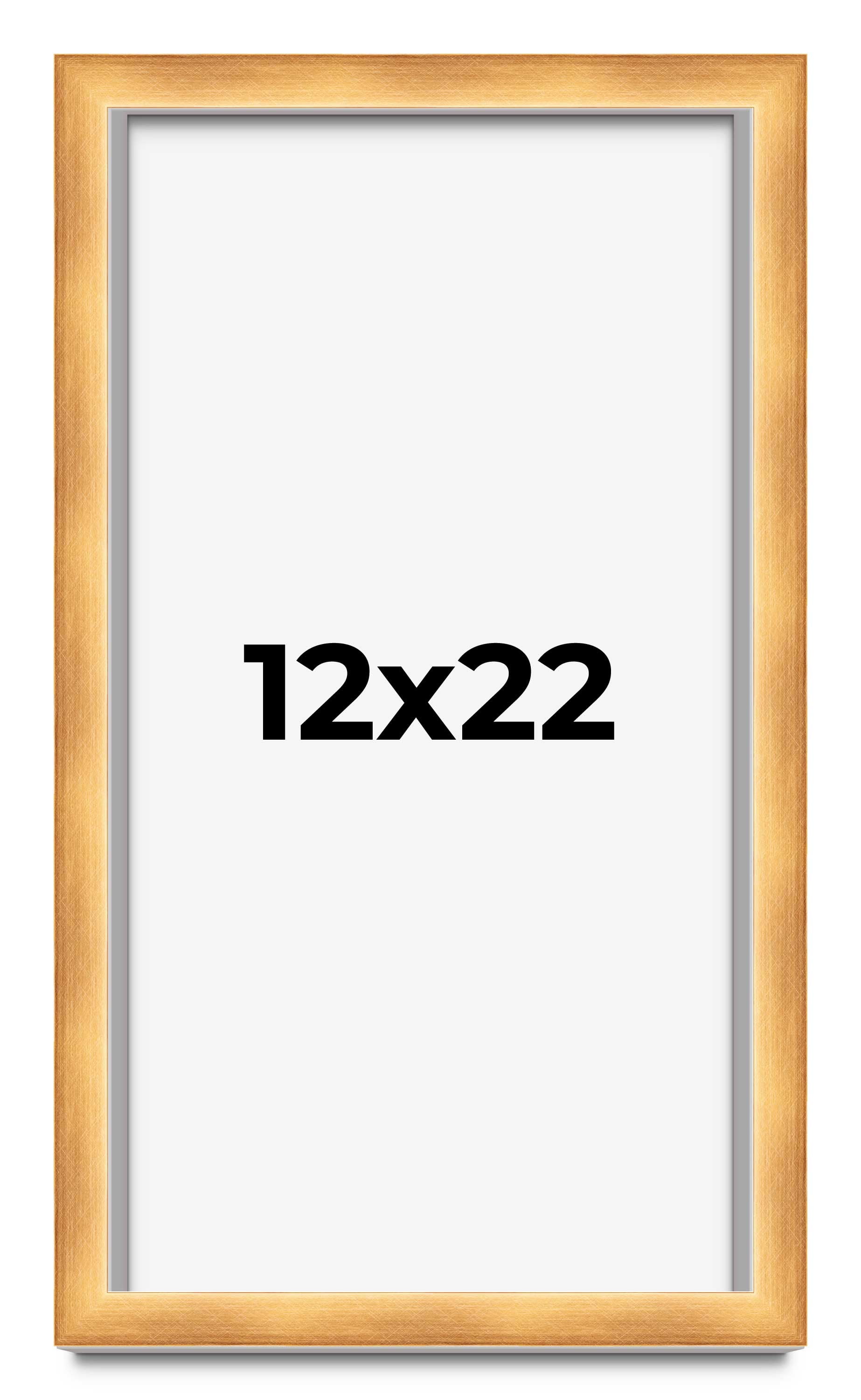 12x22 Shadow Box Bronze Cross-Brushed Display Frame | 1.625 Inches Deep ...