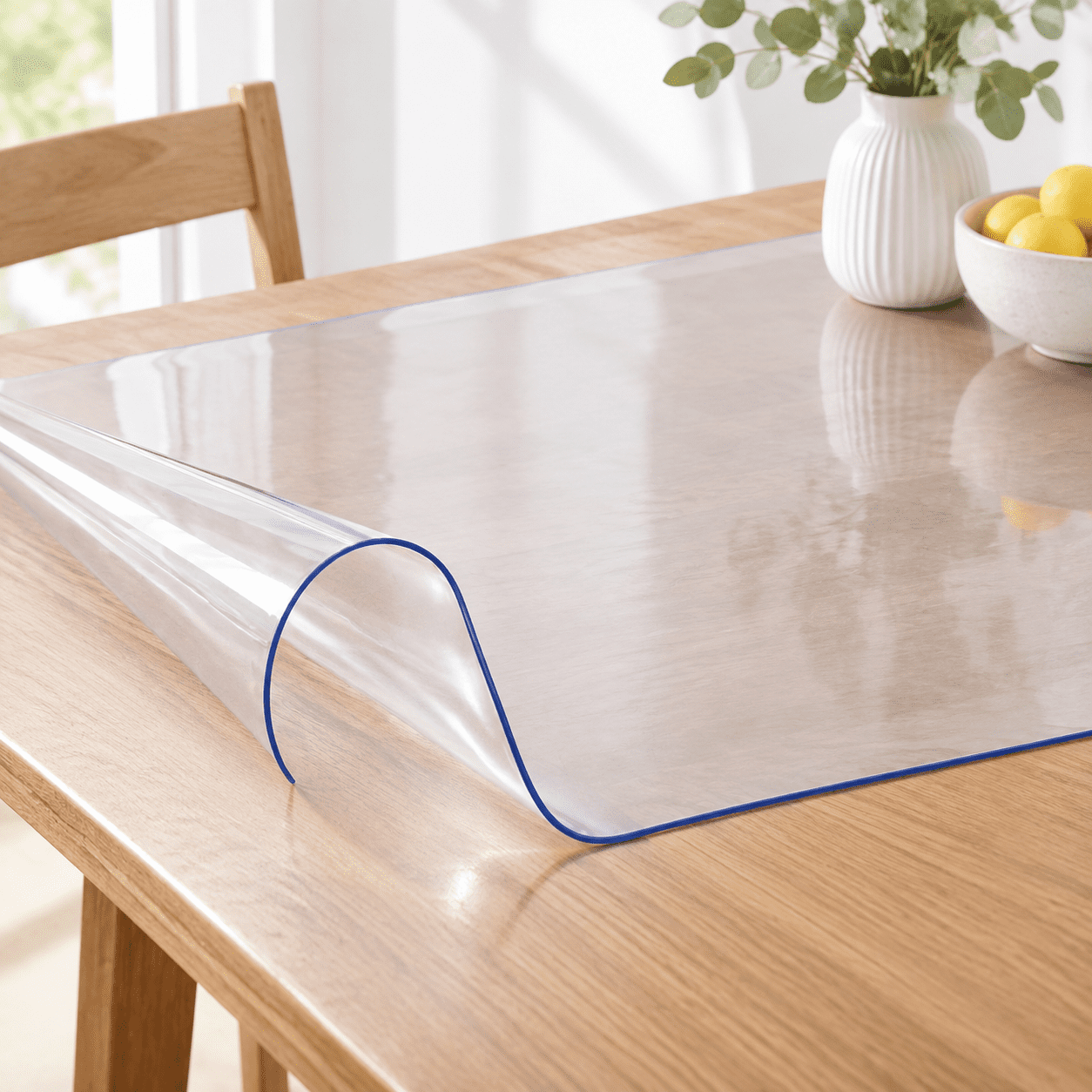 12x24 Inch Clear Table Pad Protector Waterproof Heavy Duty Desk Cover ...