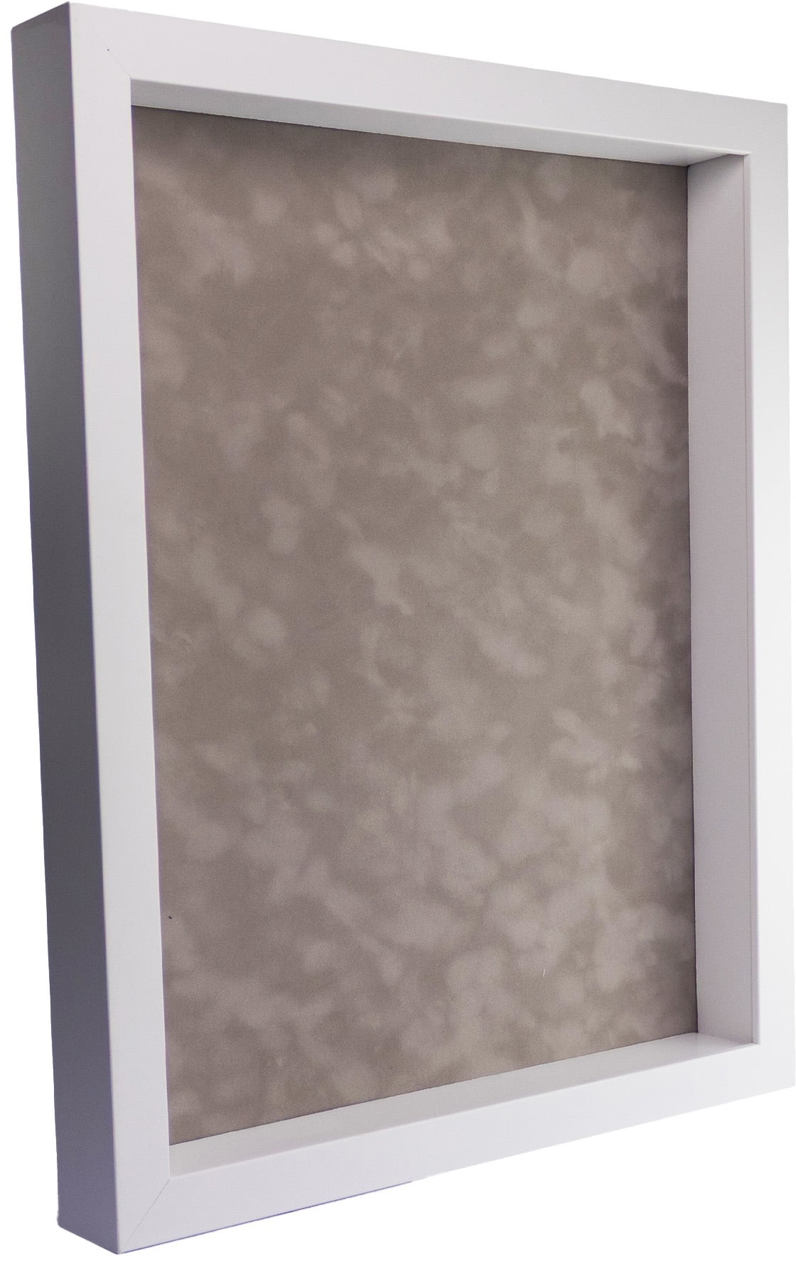 12x24 Shadow Box Frame In White With A 1 3/4" Usable Depth Includes ...