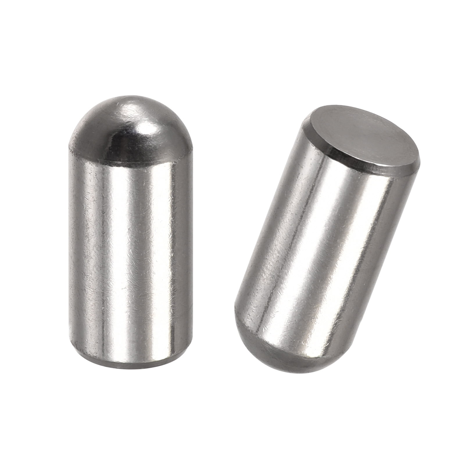 12x25mm Dowel Pins, 2 Pack Round Head Flat Chamfered End Dowel Pin ...