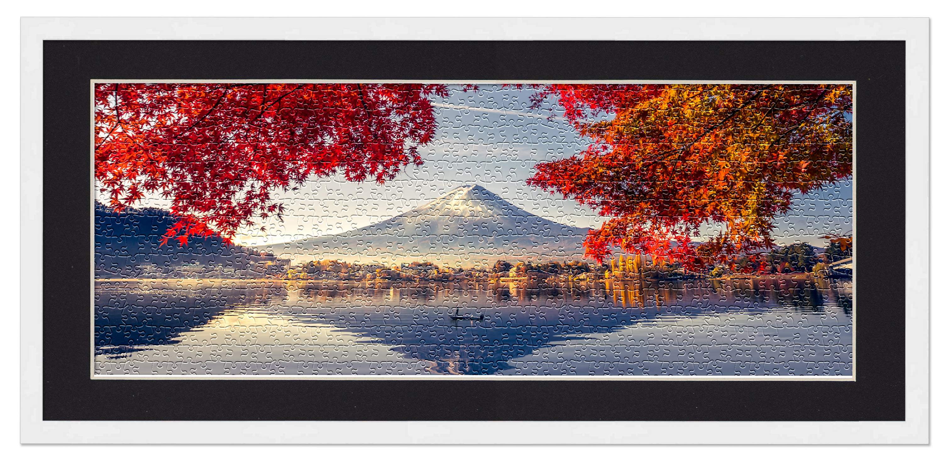 12x36 Jigsaw Puzzle Frame Kit - Kit Includes Puzzle Glue Sheets, White ...