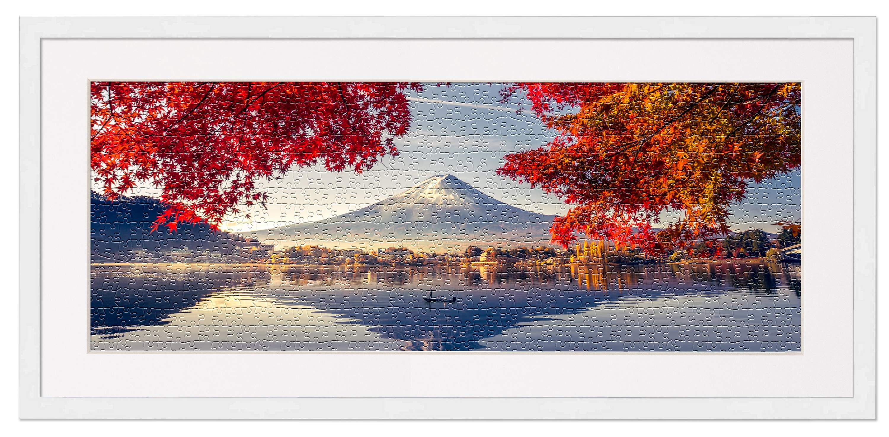 12x36 Jigsaw Puzzle Frame Kit - Kit Includes Puzzle Glue Sheets, White ...