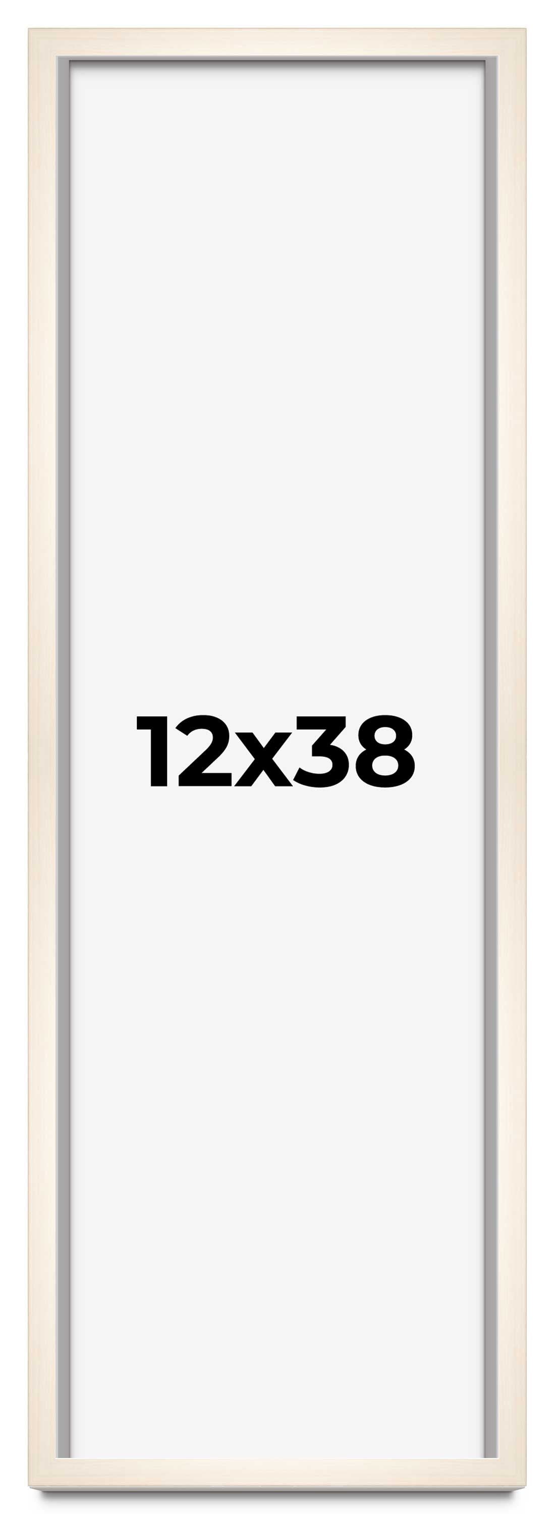 12x38 Shadow Box Cream of Wheat White Washed Display Frame | 0.875 ...