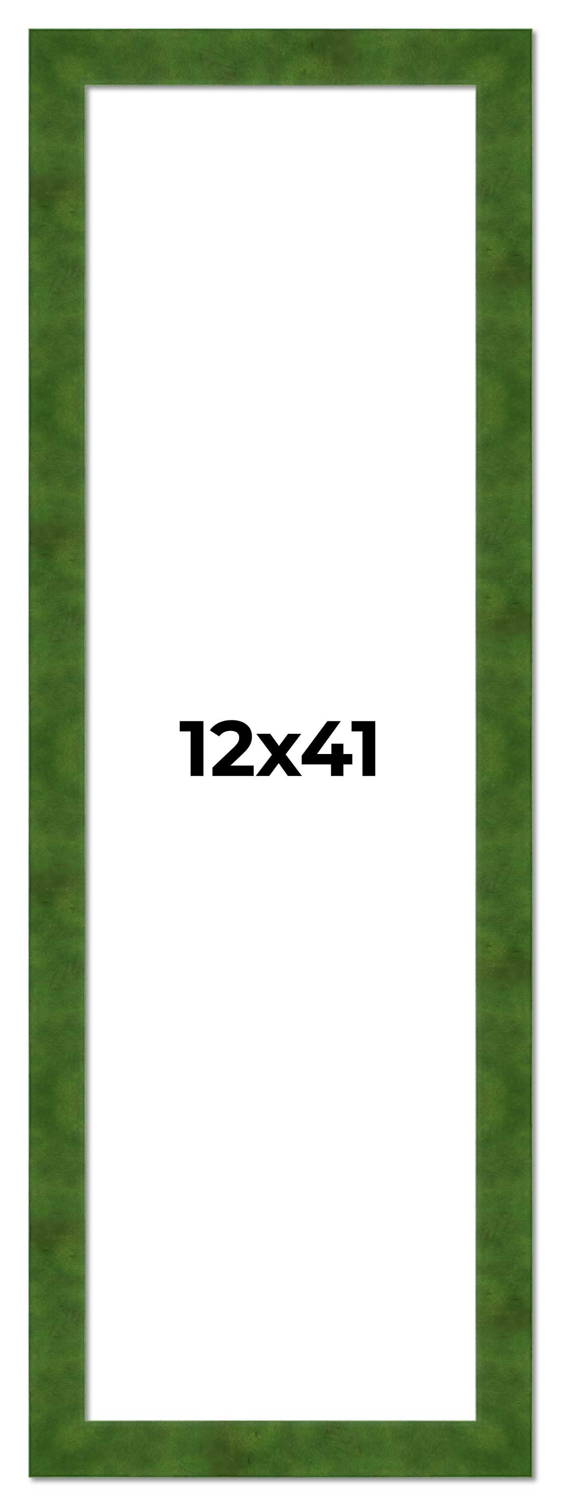 12x41 Frame Green Burl Solid Wood Picture Frame | 1.75 Inches Moulding ...