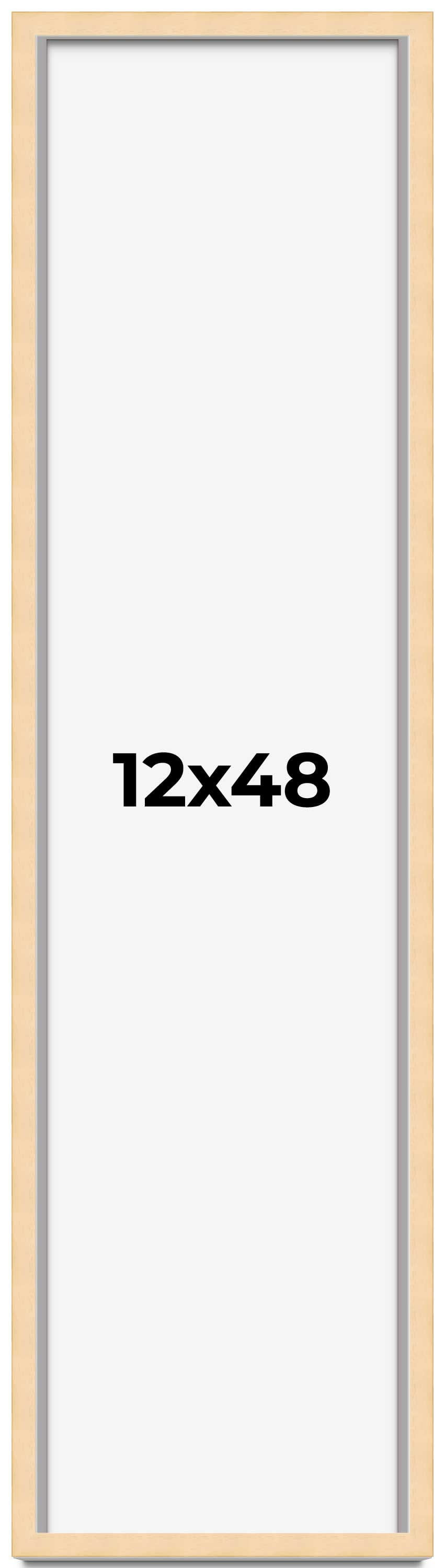 Walmart 12x48 Beige Real Wood Picture Frame | UV Resistant, Acid Free ...