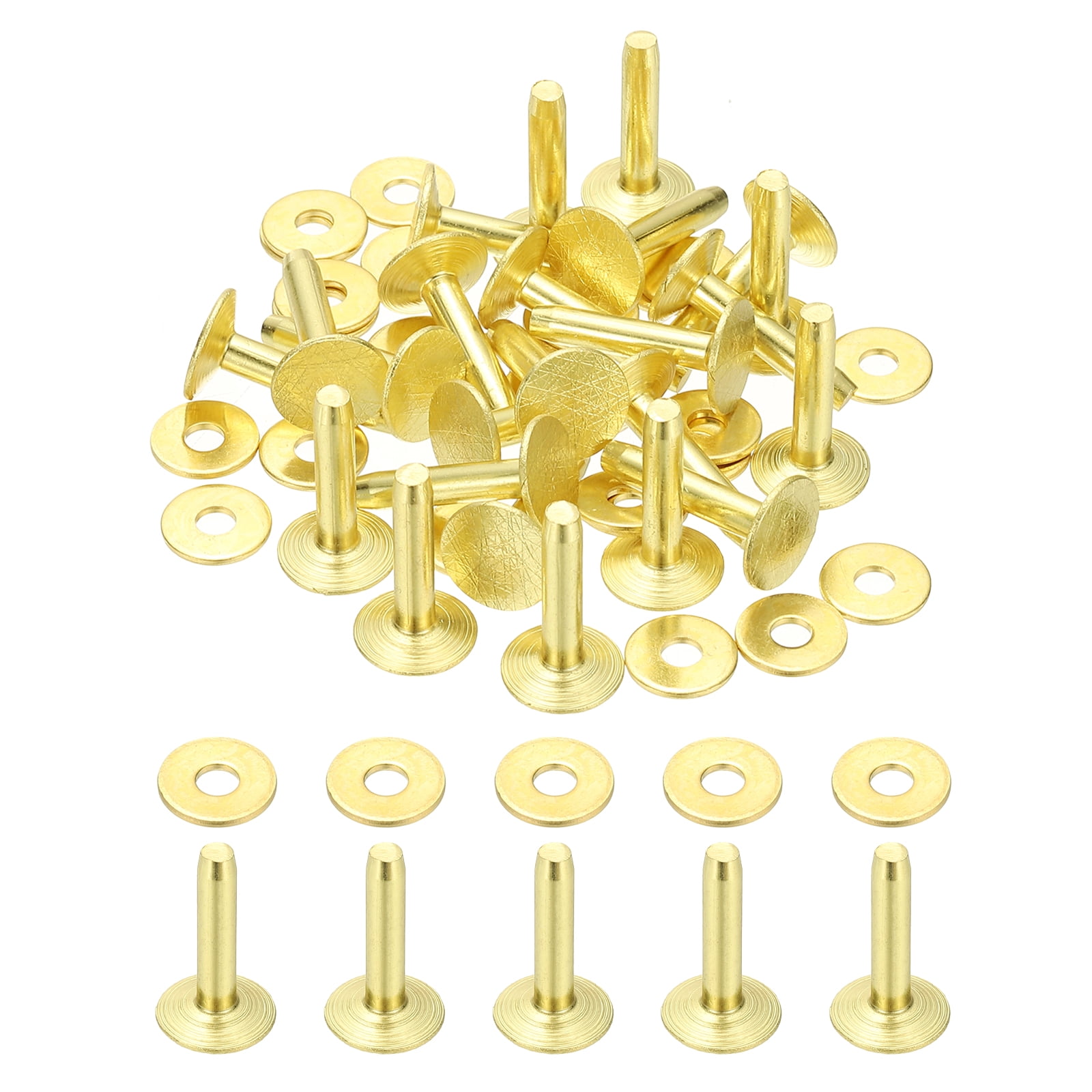 12x4x19mm Studs for Clothing, 100 Sets Spikes for Clothes Studs and ...