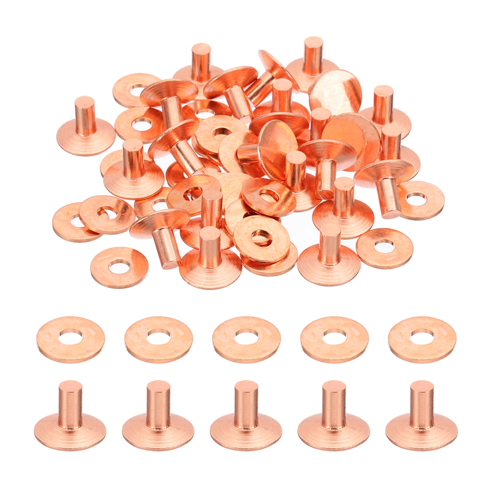 12x4x7mm Studs for Clothing, 24 Sets Spikes for Clothes Studs and ...