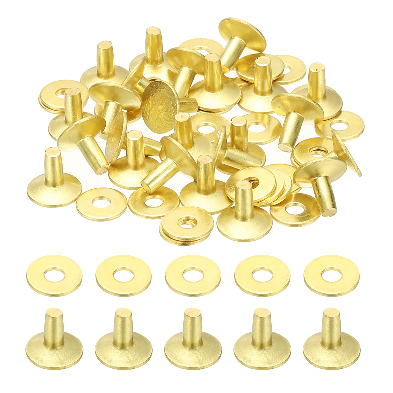 12x4x8mm Studs for Clothing, 100 Sets Spikes for Clothes Studs and ...